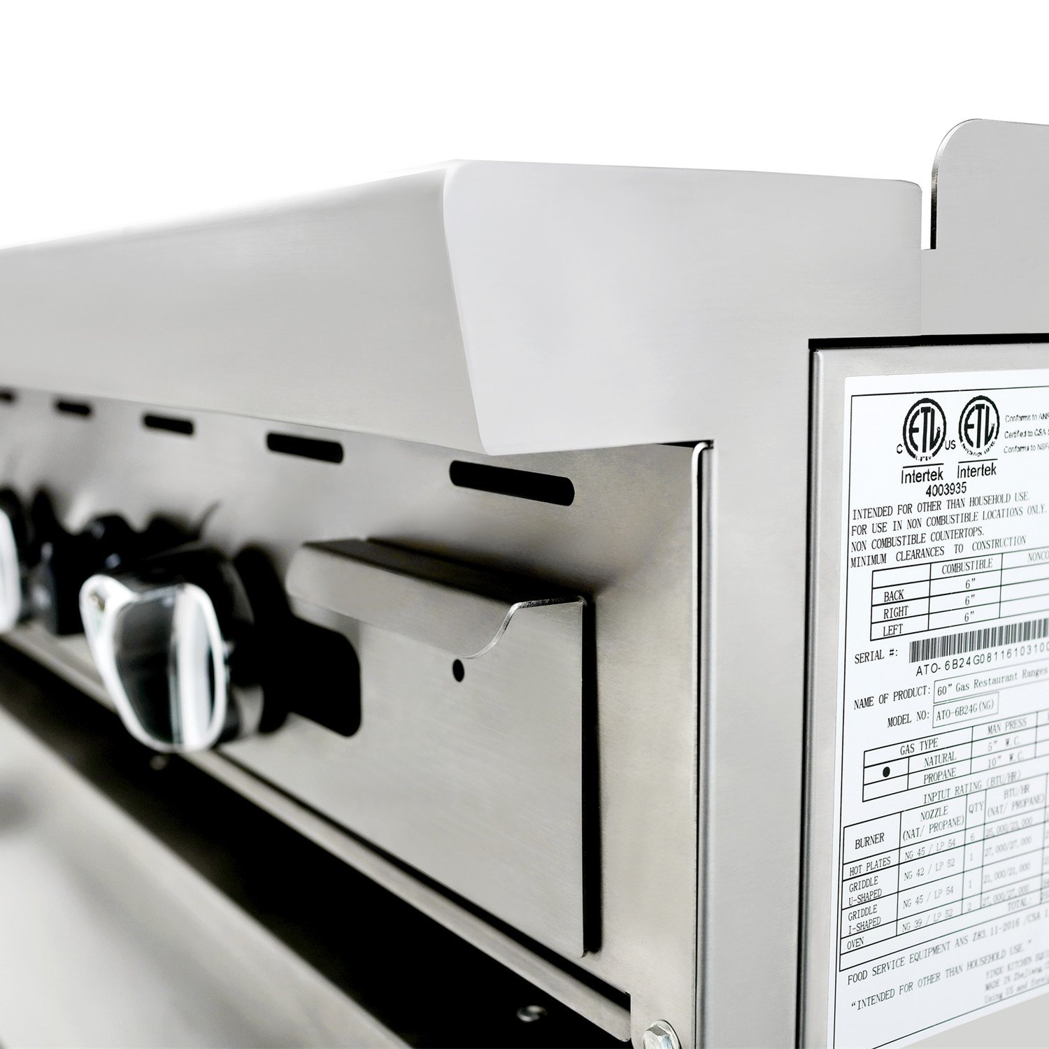 Griddle For Stove Top CookRite 36-inch Commercial Griddle With Oven ...