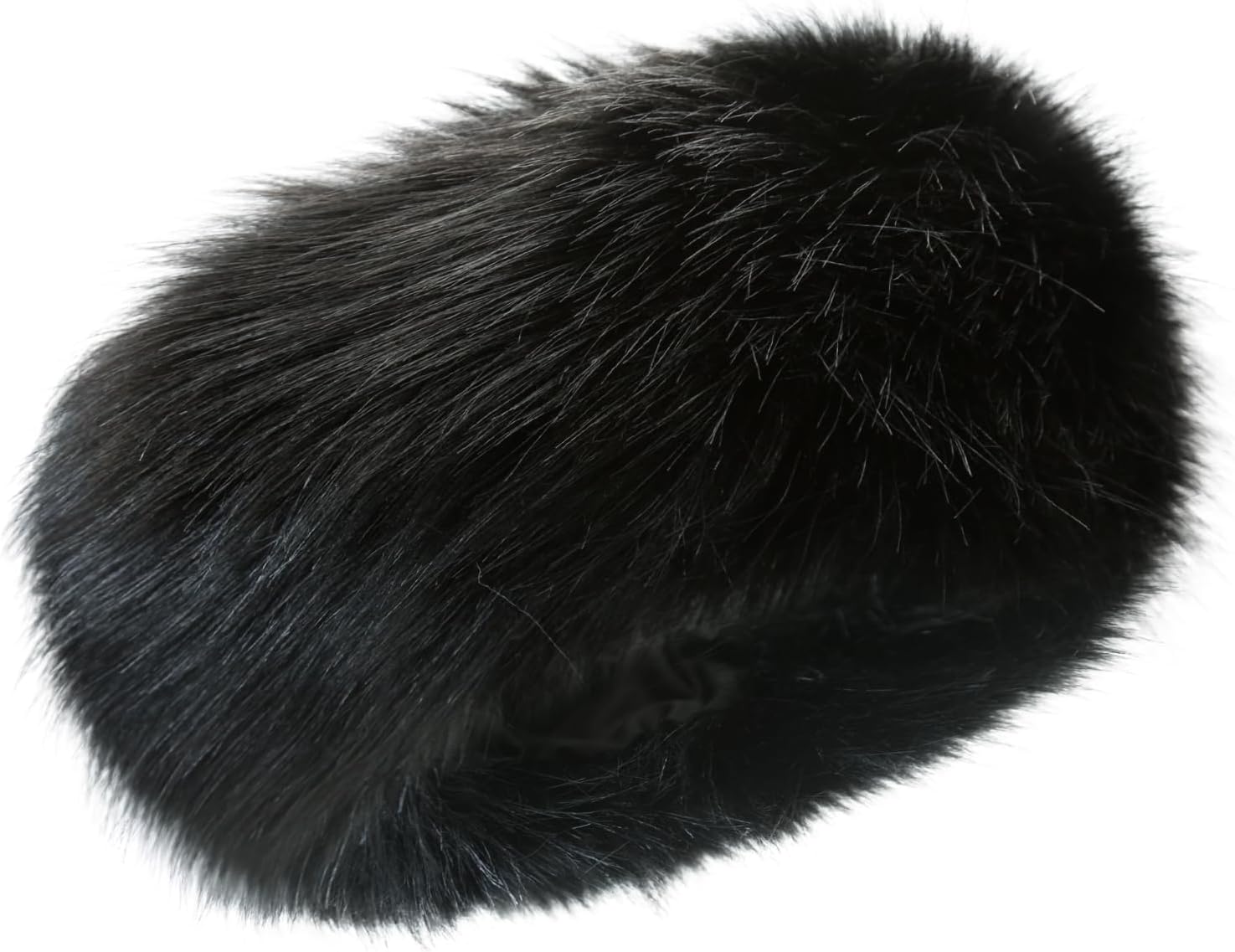 Amazon.com: RANOME Faux Fur Headband for Women Elastic Fuzzy Thick ...