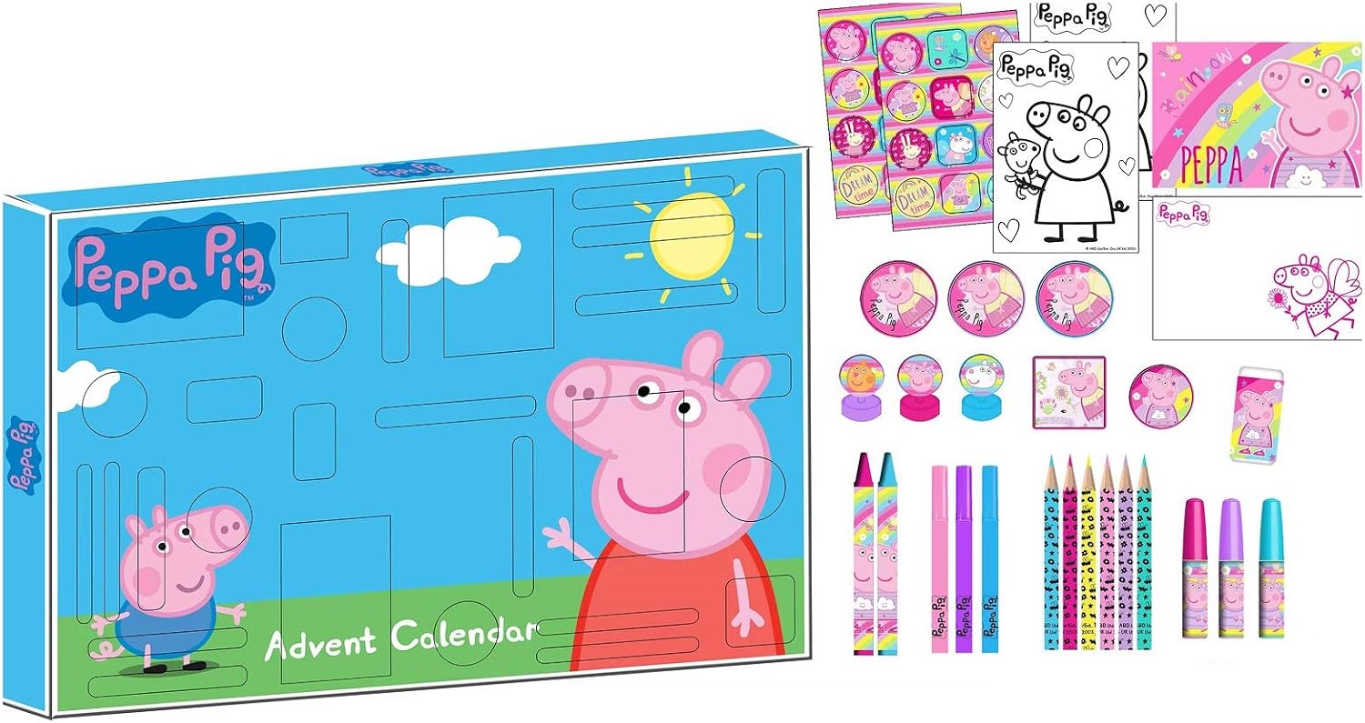 Peppa Pig Official Kids 2020 Advent Calendar Includes 24 Surprise ...