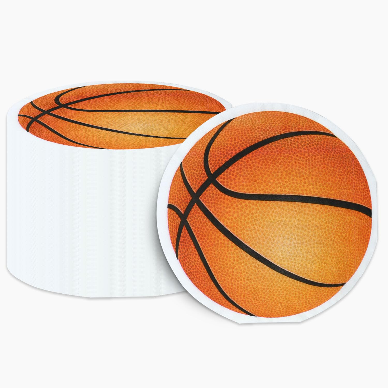 Amazon.com: 100Pcs Basketball Napkins Basketball Shaped Paper Napkins ...