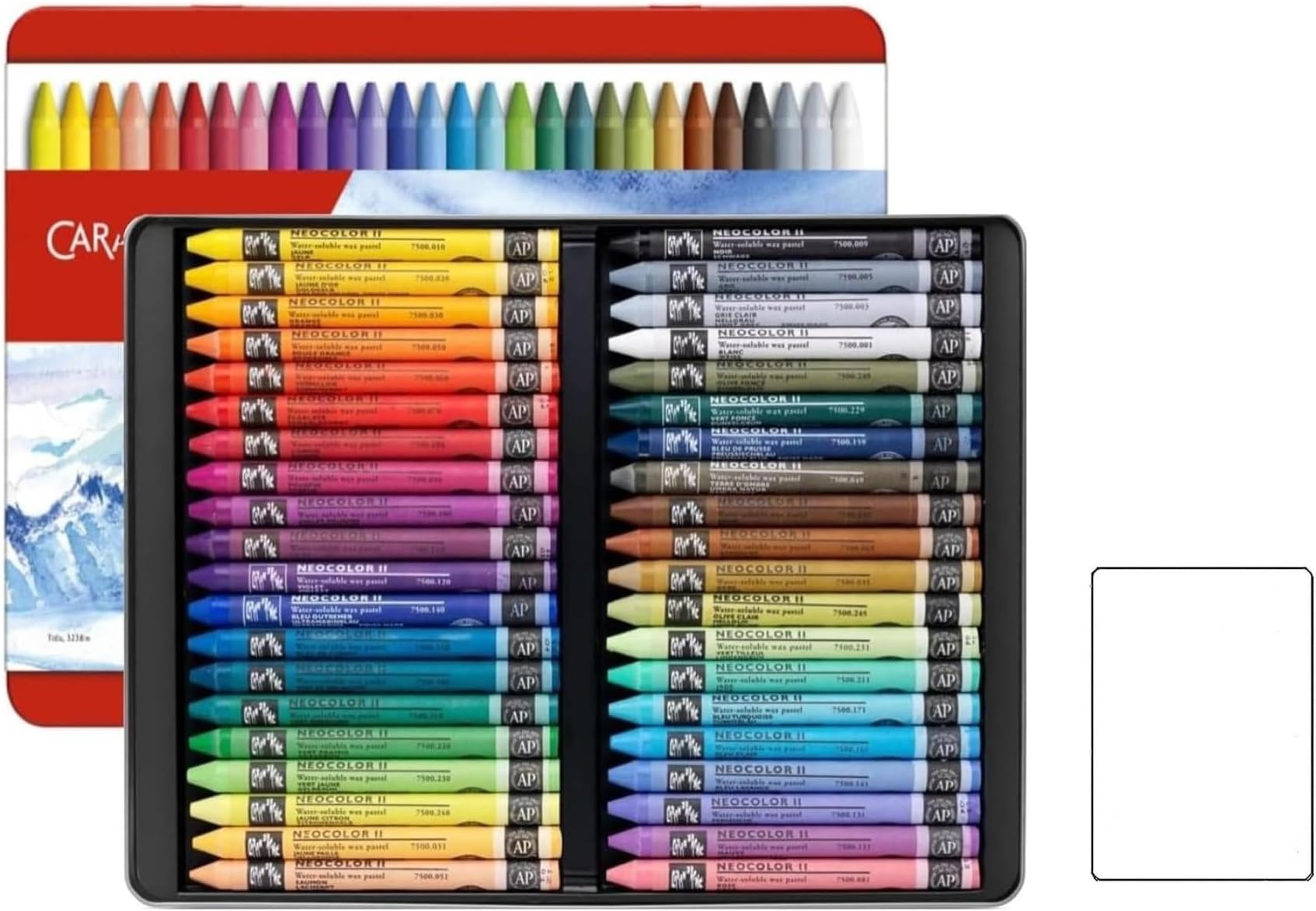 Caran d'Ache Neocolor II, Pasteles de cera acuarelables, Lápices de ...