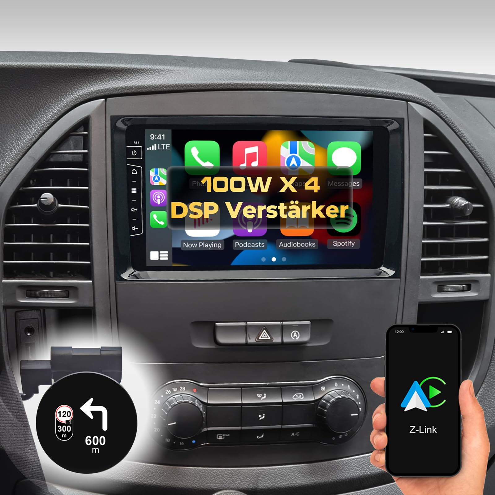 DYNAVIN Android Autoradio Navi für Mercedes Sprinter Vito Viano A ...