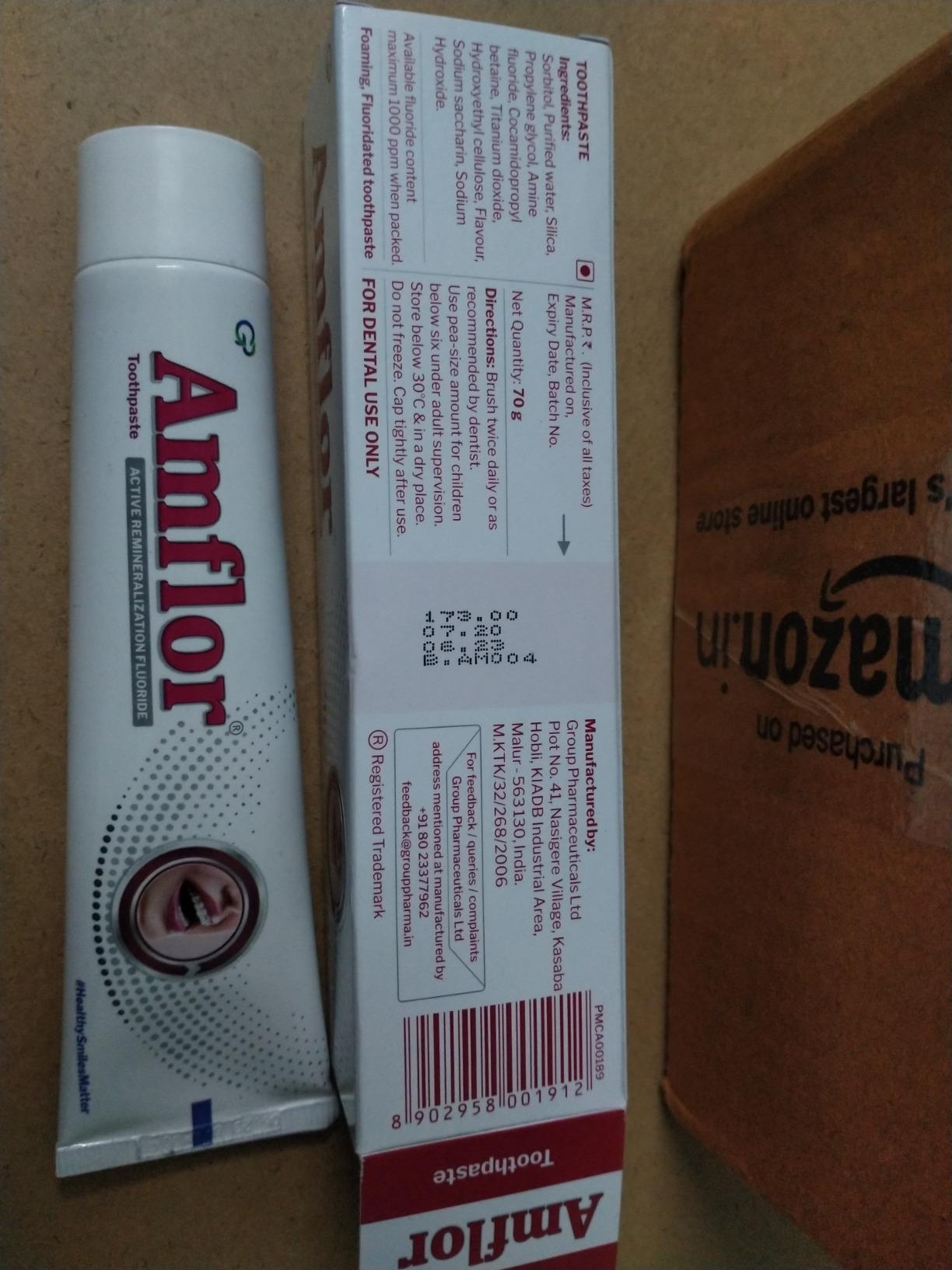Buy Amflor Toothpaste for Braces | Prevents Cavities & White Spot ...