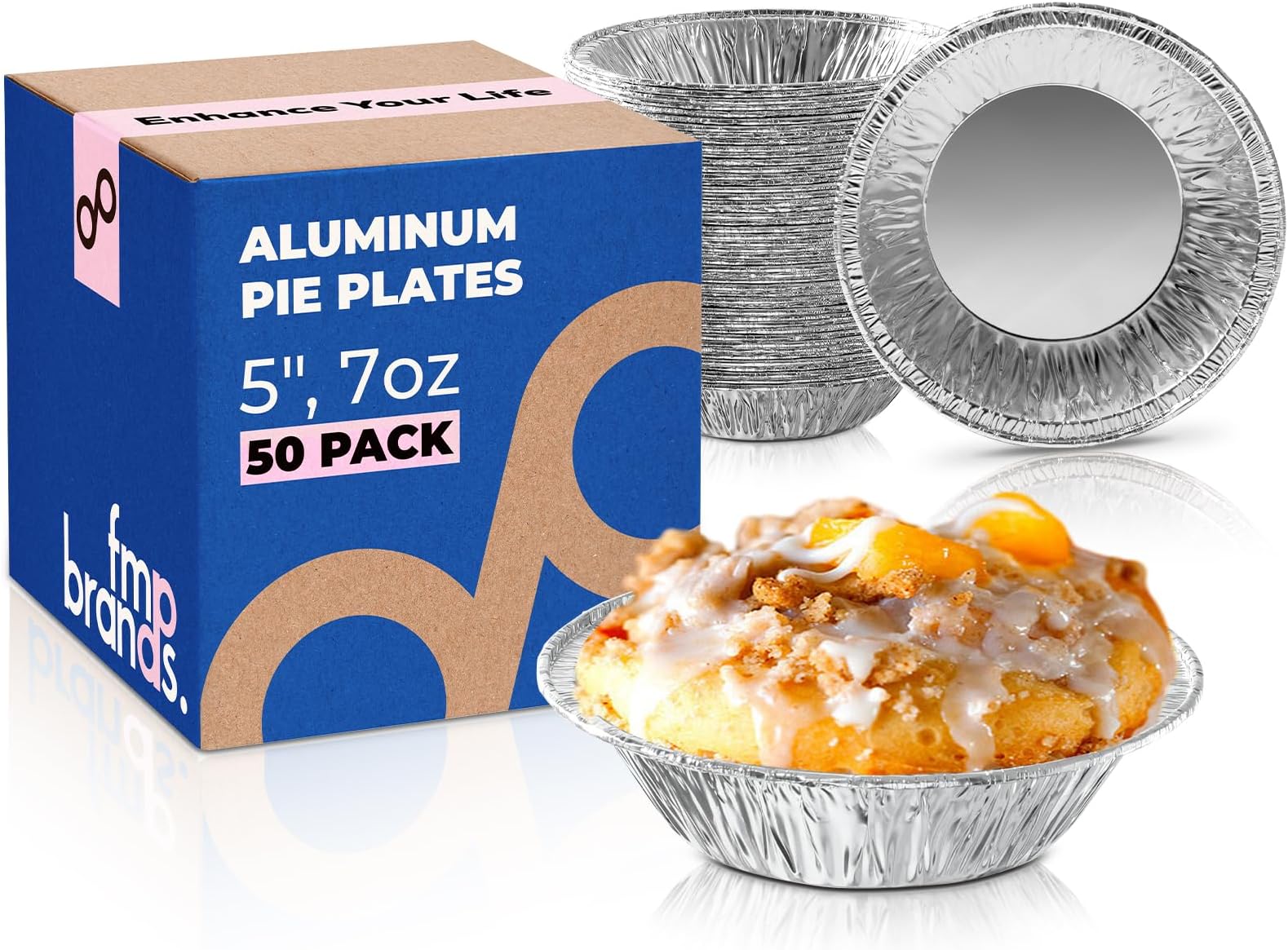 Amazon.com: Durable Packaging Disposable 5 3/4" Aluminum Foil Extra ...