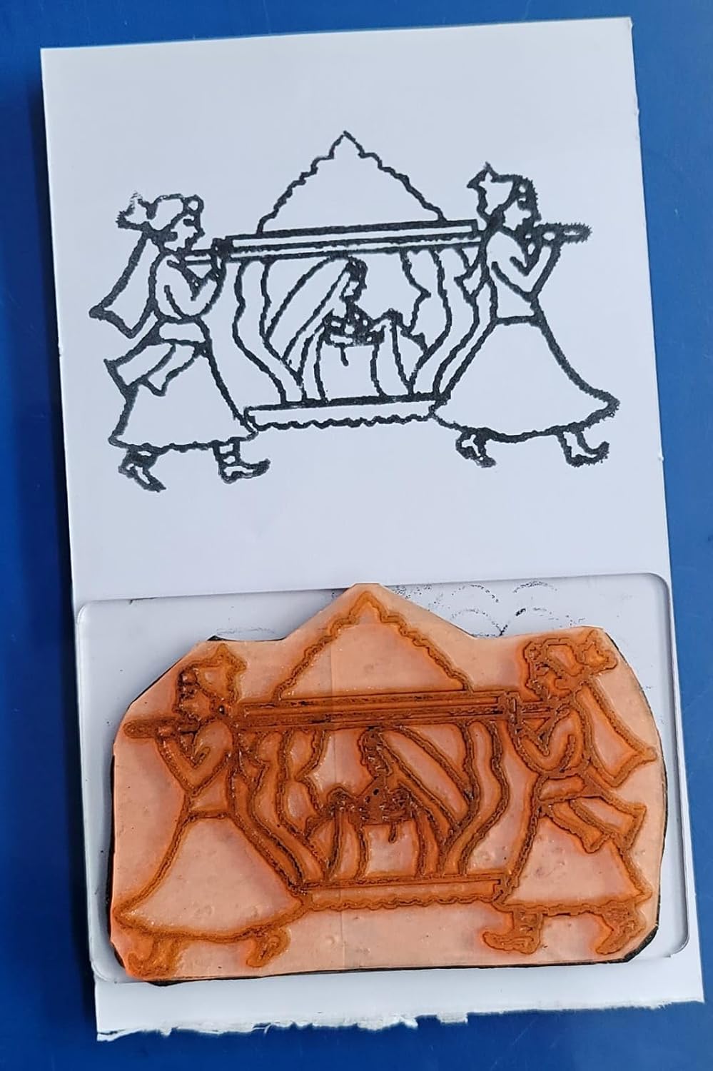 Stamp Shop Poonam Arts Mehndi Supporting Tools Dulhan doli 001 : Amazon ...