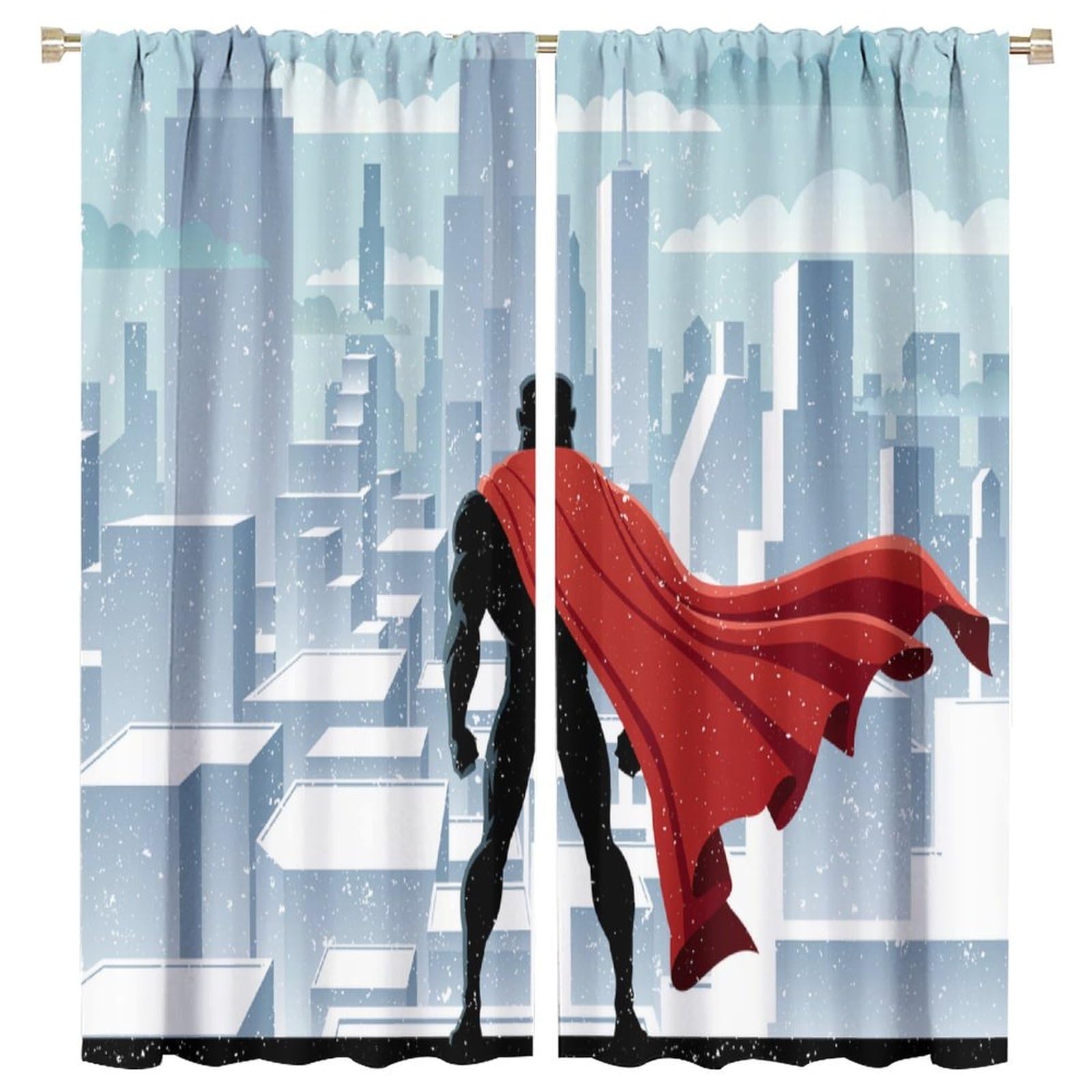 Superman Curtains Superman'', 1948 3d Movie Poster Acrylic Print By