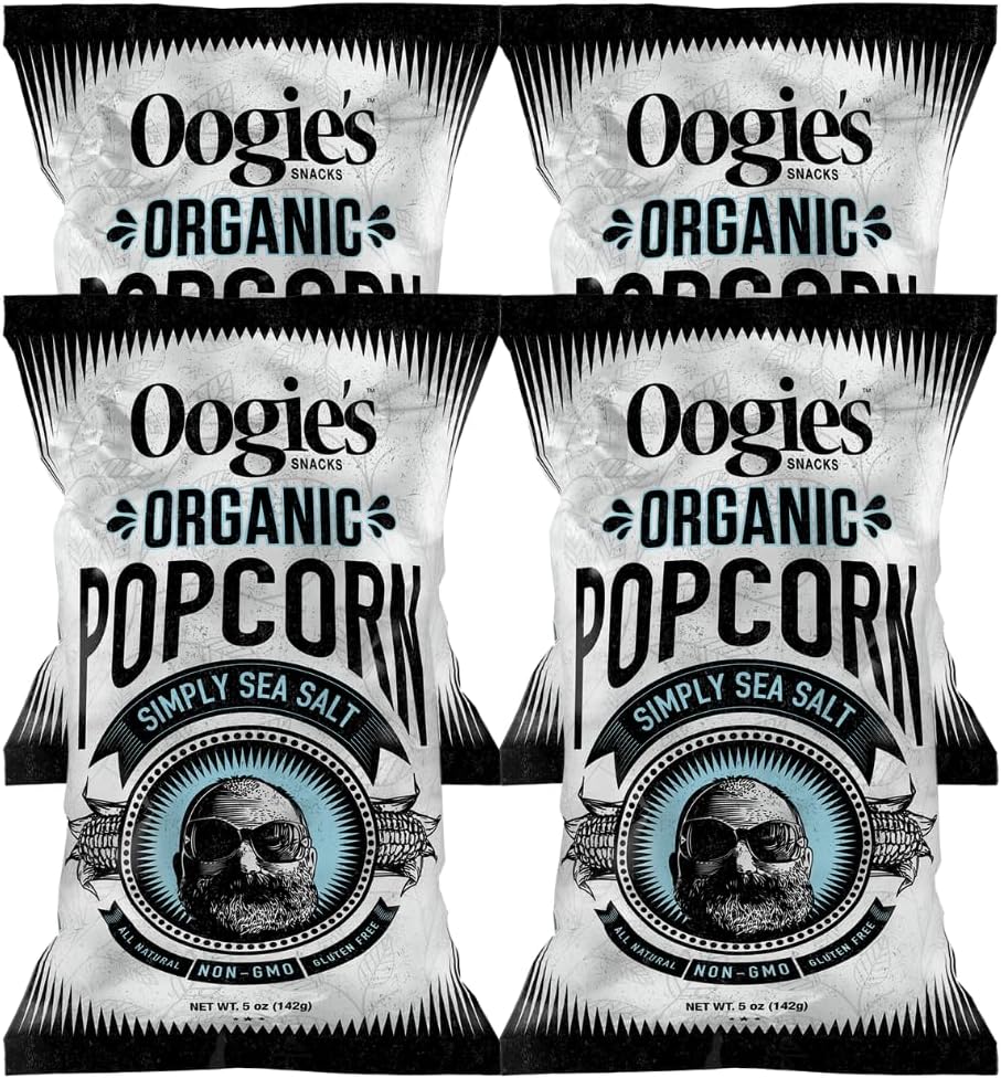 Amazon.com: Garrett Popcorn Simply Salted, 4.0oz, 4 Bags, Light Salty ...