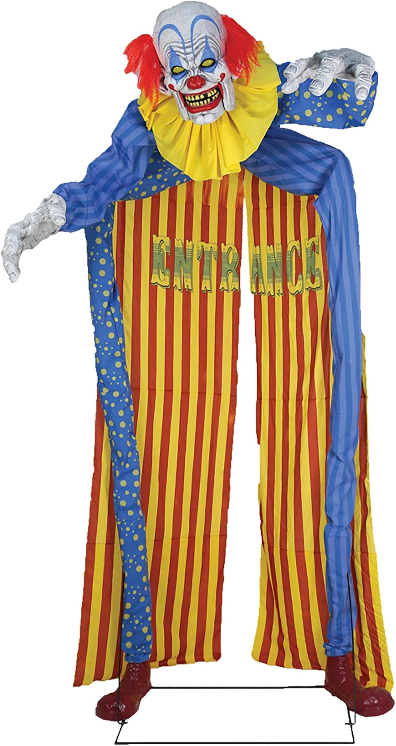 Amazon.com : Spirit Halloween 7 Ft Clowning Around Animatronic ...