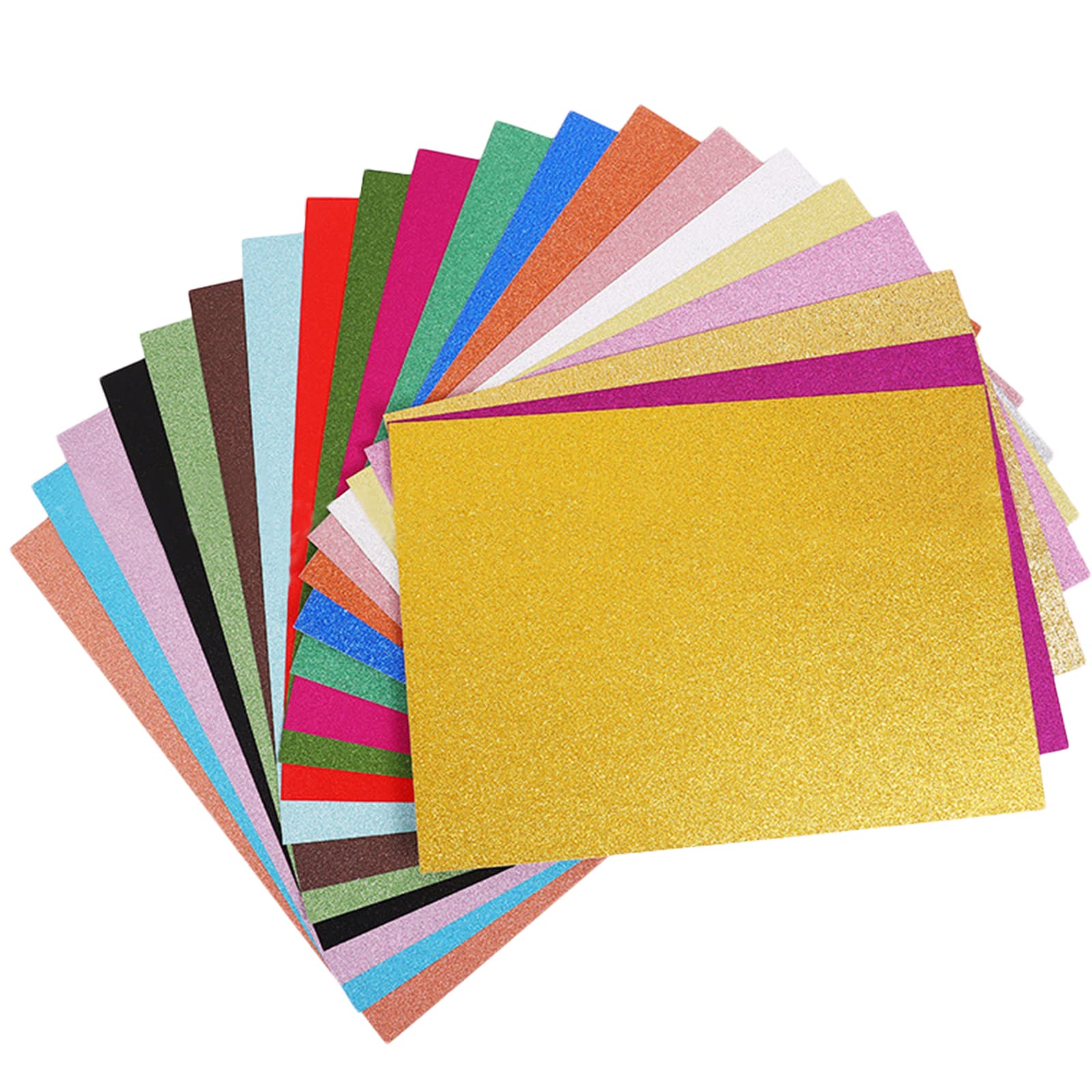 Glitter Cardstock Paper, 20 Sheets Sparkling Cardstock Paper Sparkly ...