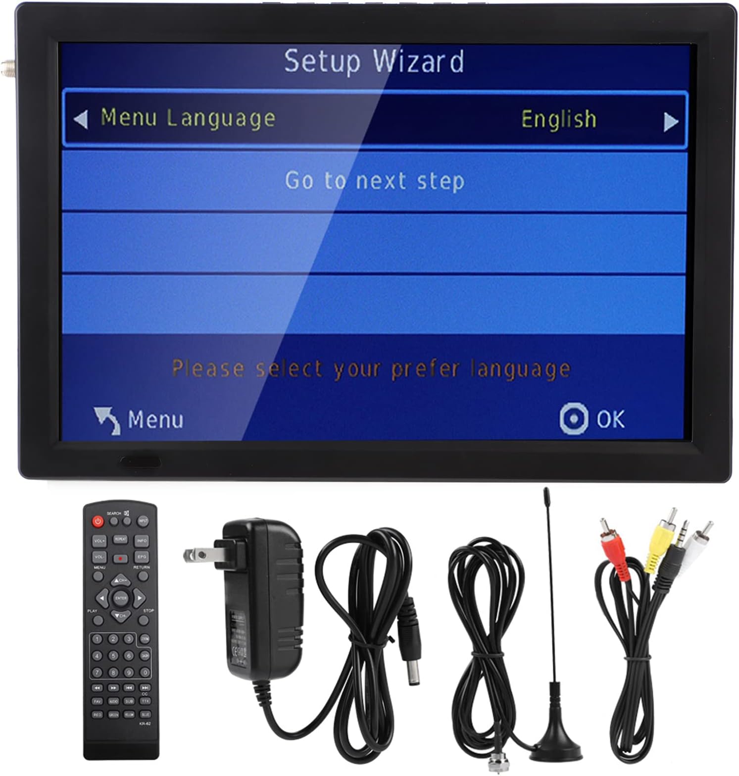 Pomya 12 inch Digital Television ATSC Portable TV 1080P HD HDMI Video ...