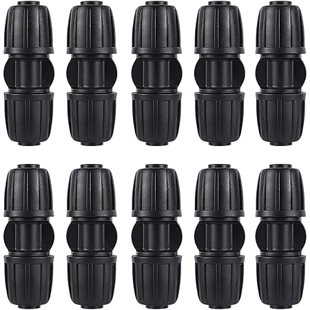 Amazon.com: 20 Packs 1/2 Inch Barbed Connectors Plastics Drip ...