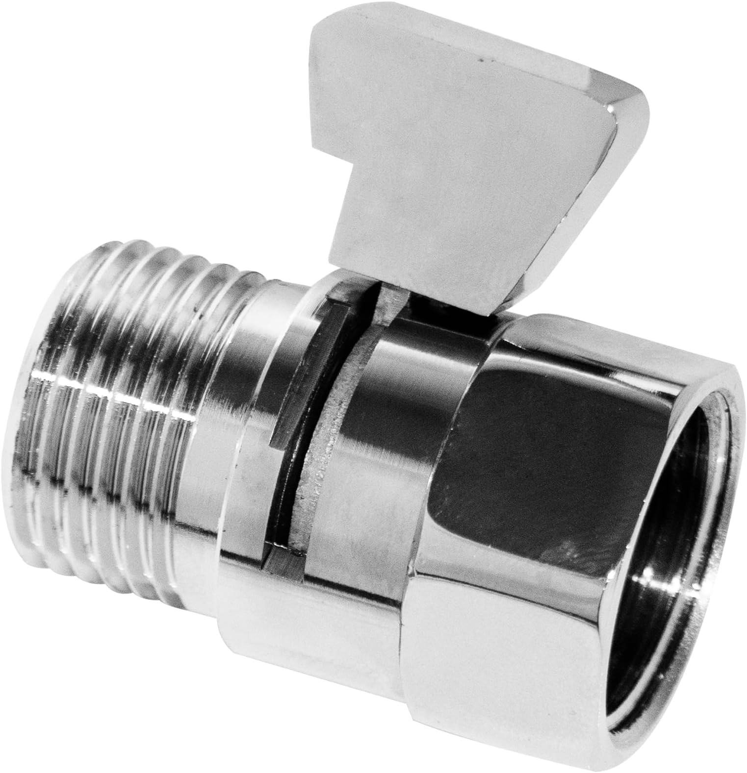 Shower Shut Off Valve G1/2" Brass Shower Head Flow Control Valve with ...