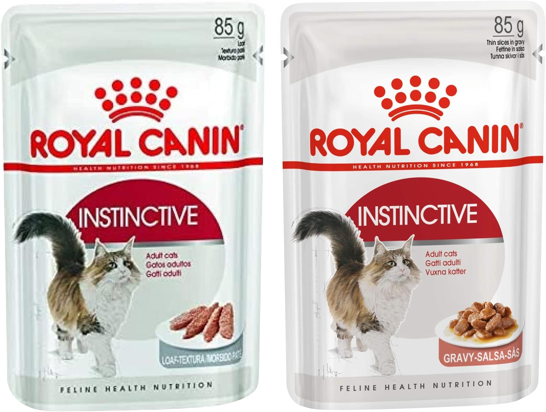 Royal Canin Instinctive Loaf Wet Cat Food 12X85 GMS & Royal Canin Adult ...