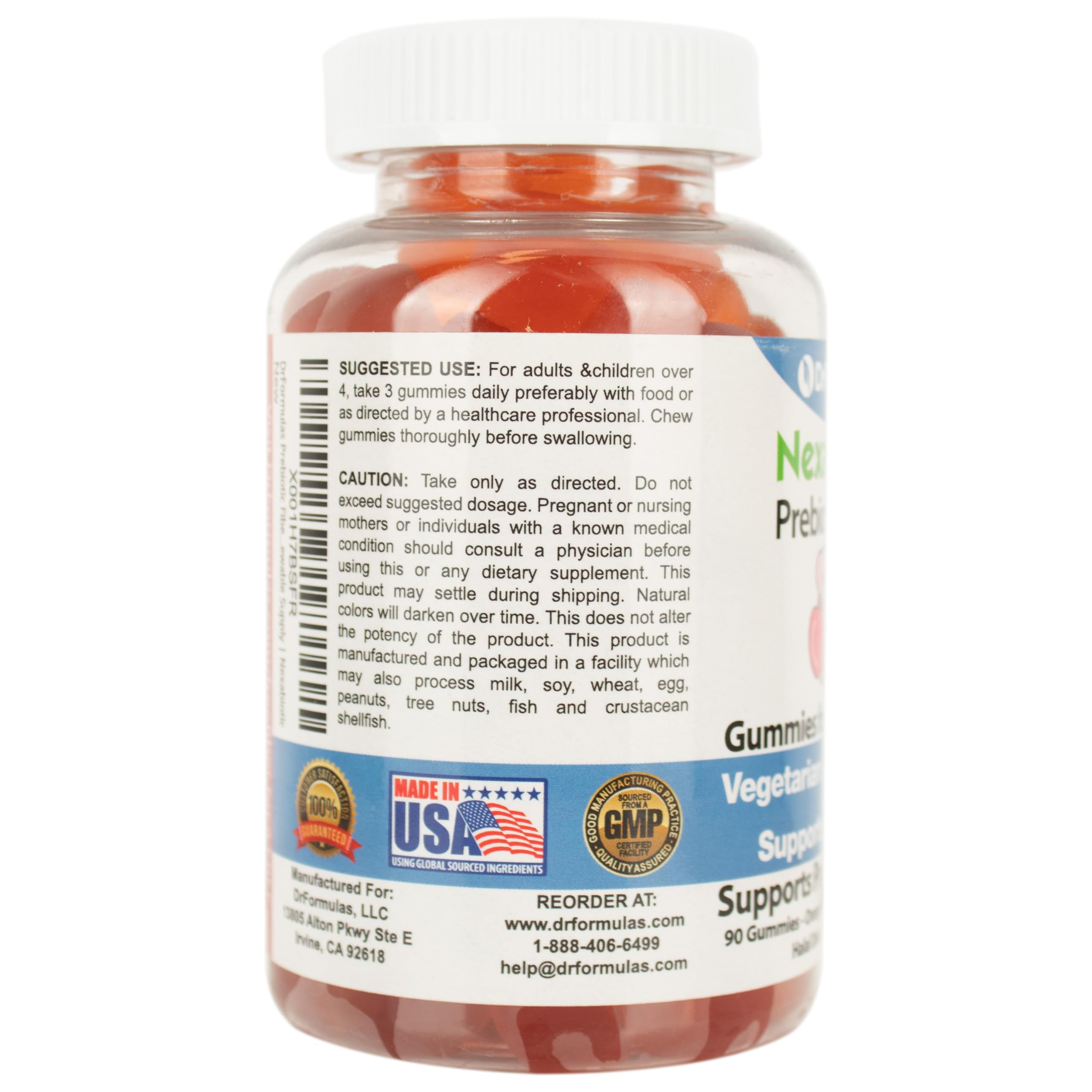Snapklik.com : DrFormulas Nexabiotic Prebiotic Fiber Gummies Supplement ...