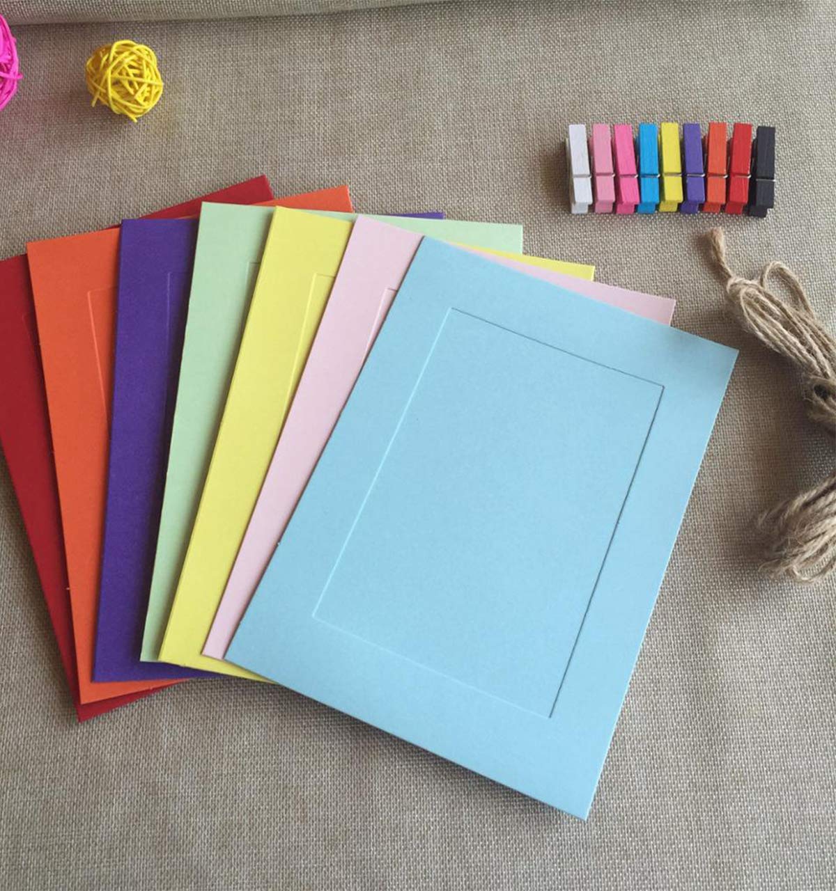 The Art Bundle 20 PACK Paper Photo Frame 6 x 4 inch, Photo Frame Set ...