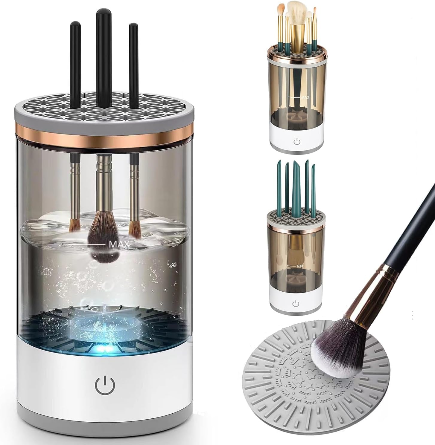 Amazon.com: Electric Makeup Brush Cleaner, Cosmetic Brush Cleaner ...