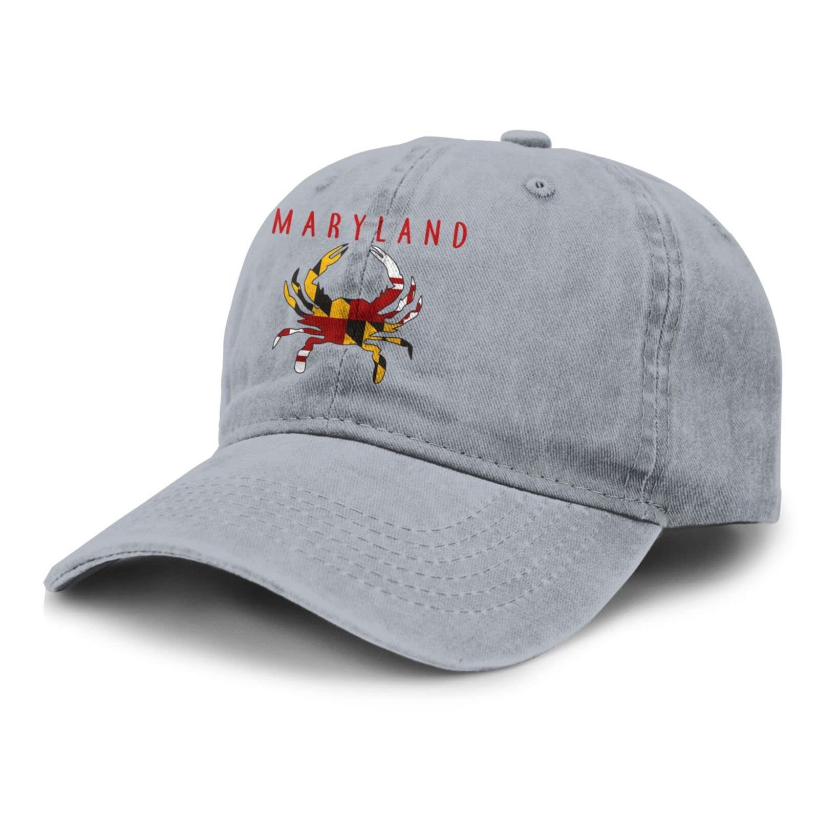 IRON1974 Maryland State Flag Crab Baseball Caps Unisex Soft Casquette ...