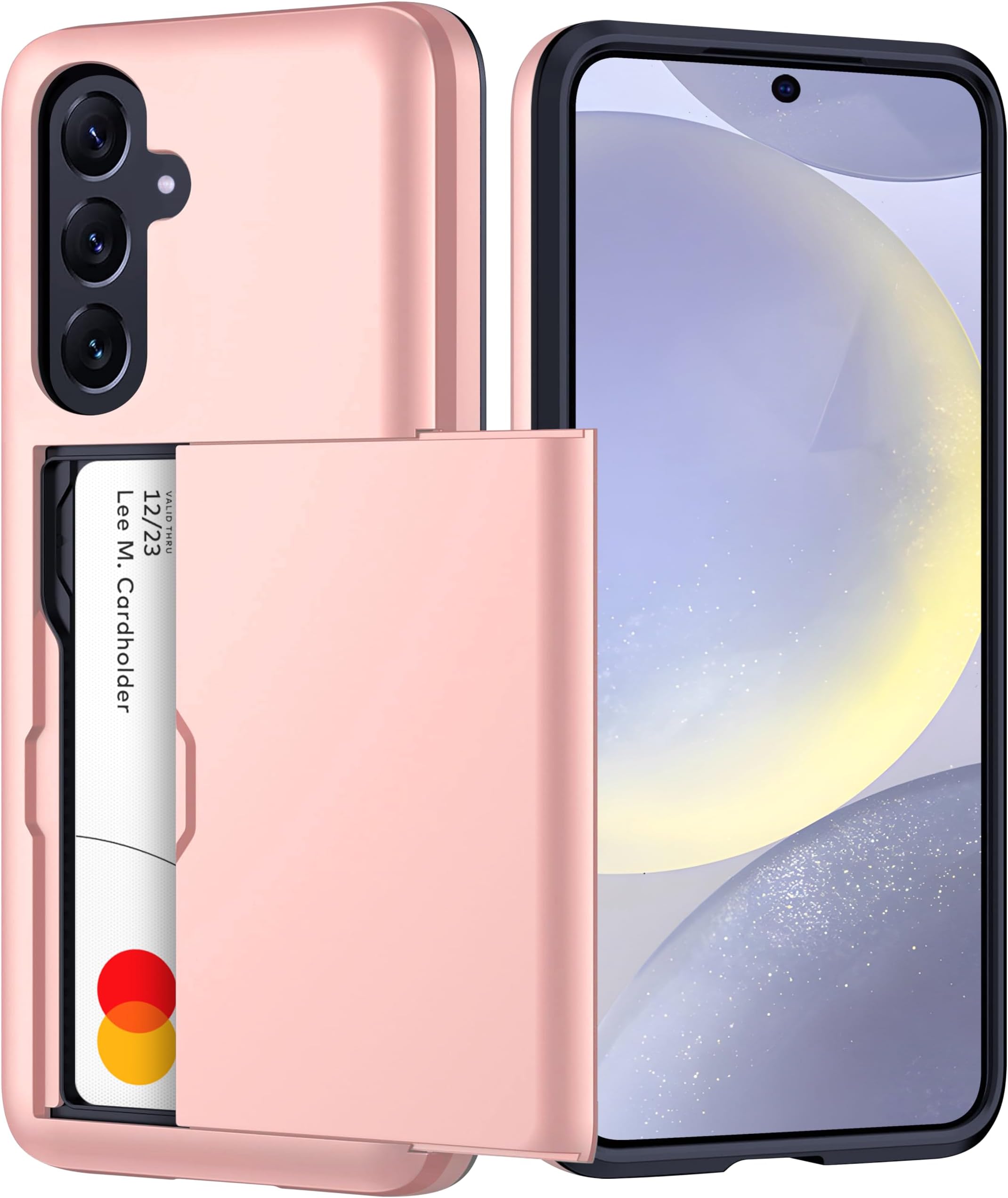 Amazon.com: 𝟐𝟎𝟐𝟒 𝗡𝗘𝗪 Samsung Galaxy S24 Plus Case with Card Holder ...