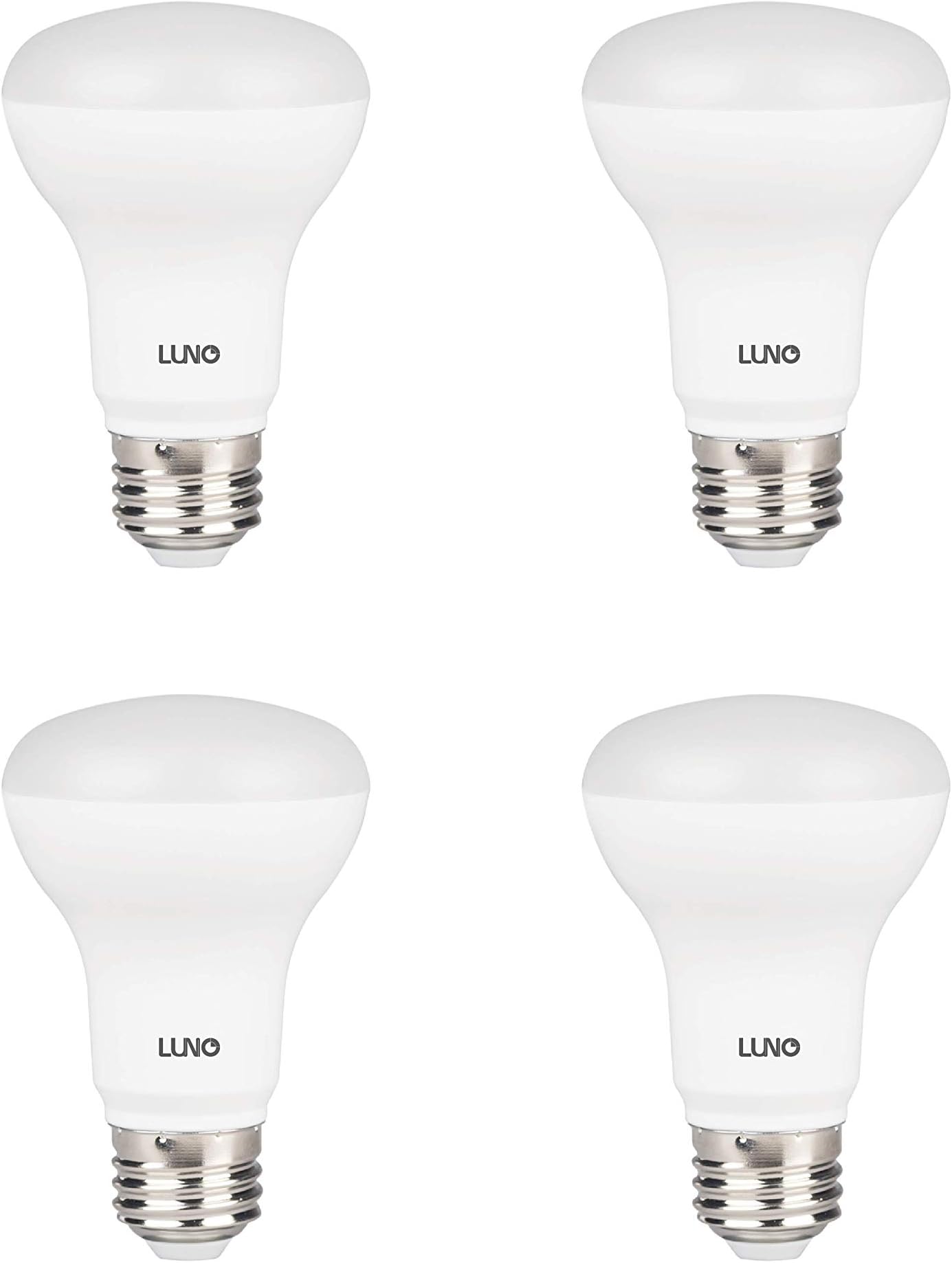 LUNO R20 Dimmable LED Bulb, 6.5W (45W Equivalent), 455 Lumens, 2700K ...
