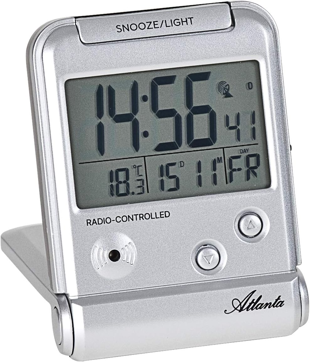 Amazon.de: Atlanta Funkwecker Digital LCD-Anzeige Reisewecker mit ...