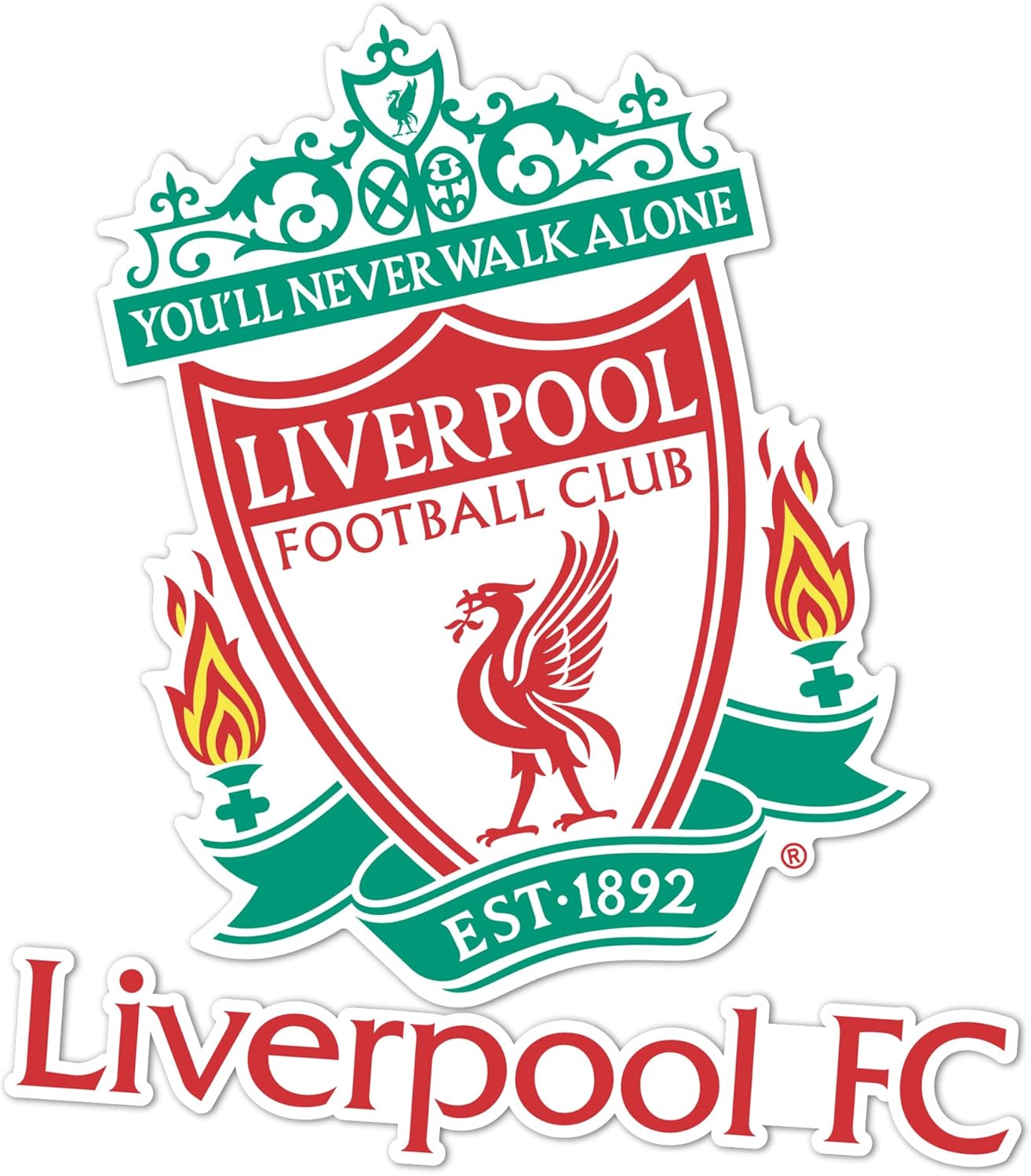 Amazon.com: Desert Cactus Liverpool FC Sticker Decal Vinyl English ...
