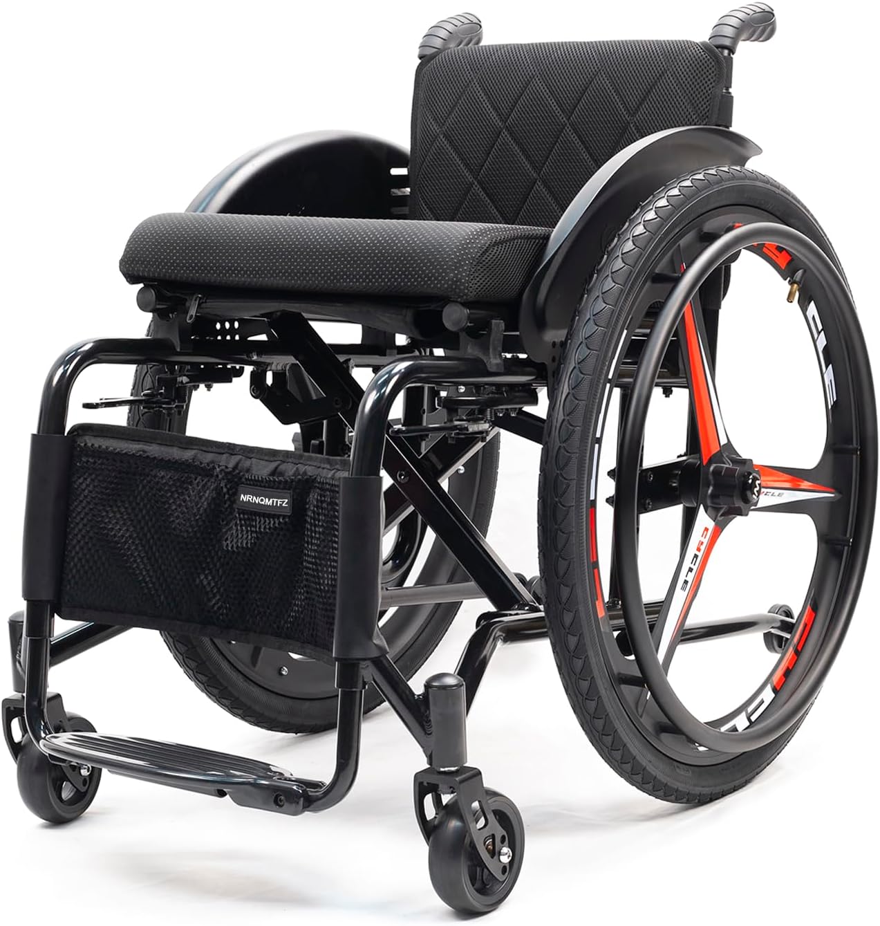 Amazon.com: Folding All-Terrain Ultra Lightweight Sports Wheelchair ...