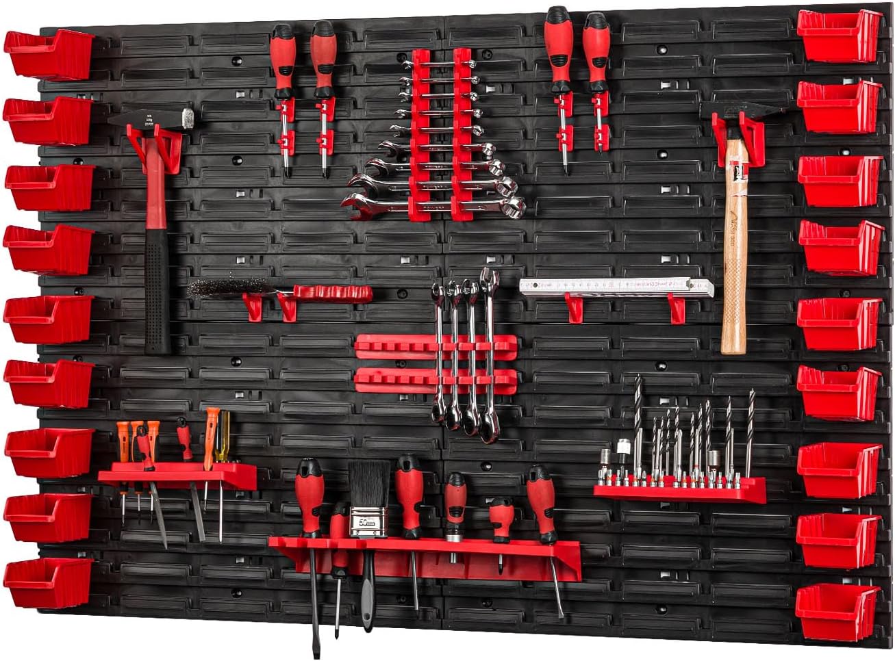 PAFEN Tool Wall with Stacking Boxes - 1152 x 780 mm - Storage System ...