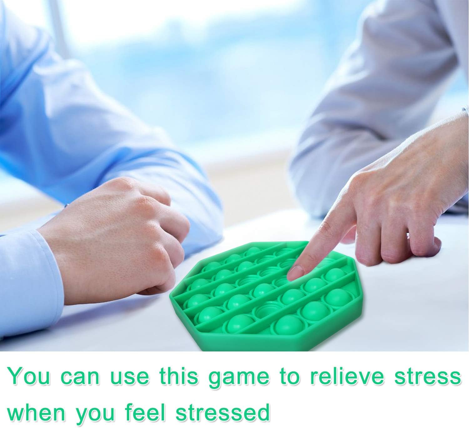 ELEDUCTMON Bubble Sensory Fidget Toys Set – Silicone Squeeze Toy ...