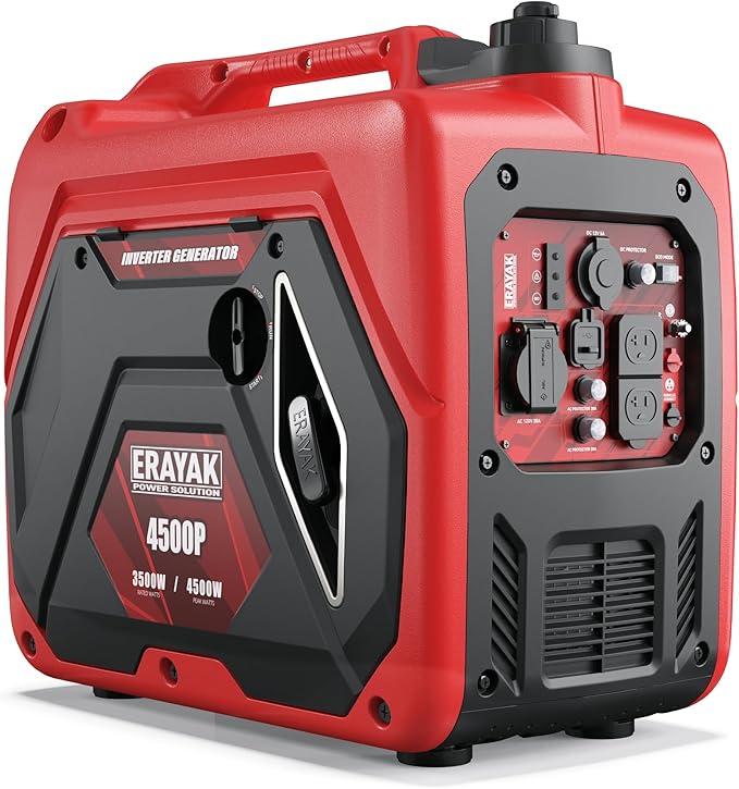 Amazon.com: ERAYAK 4500W Portable Inverter Generator for Home Use ...