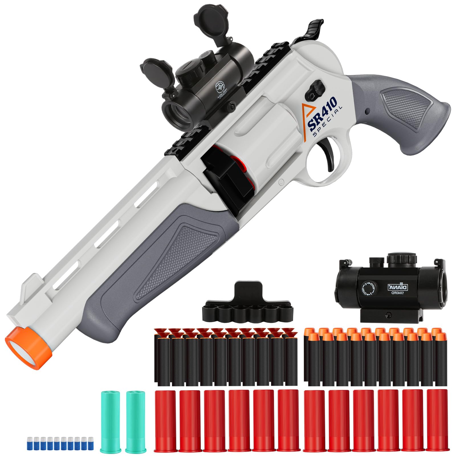 Amazon.com: Toy Guns for Boys, Shotgun Foam Dart Blaster, Enhanced ...