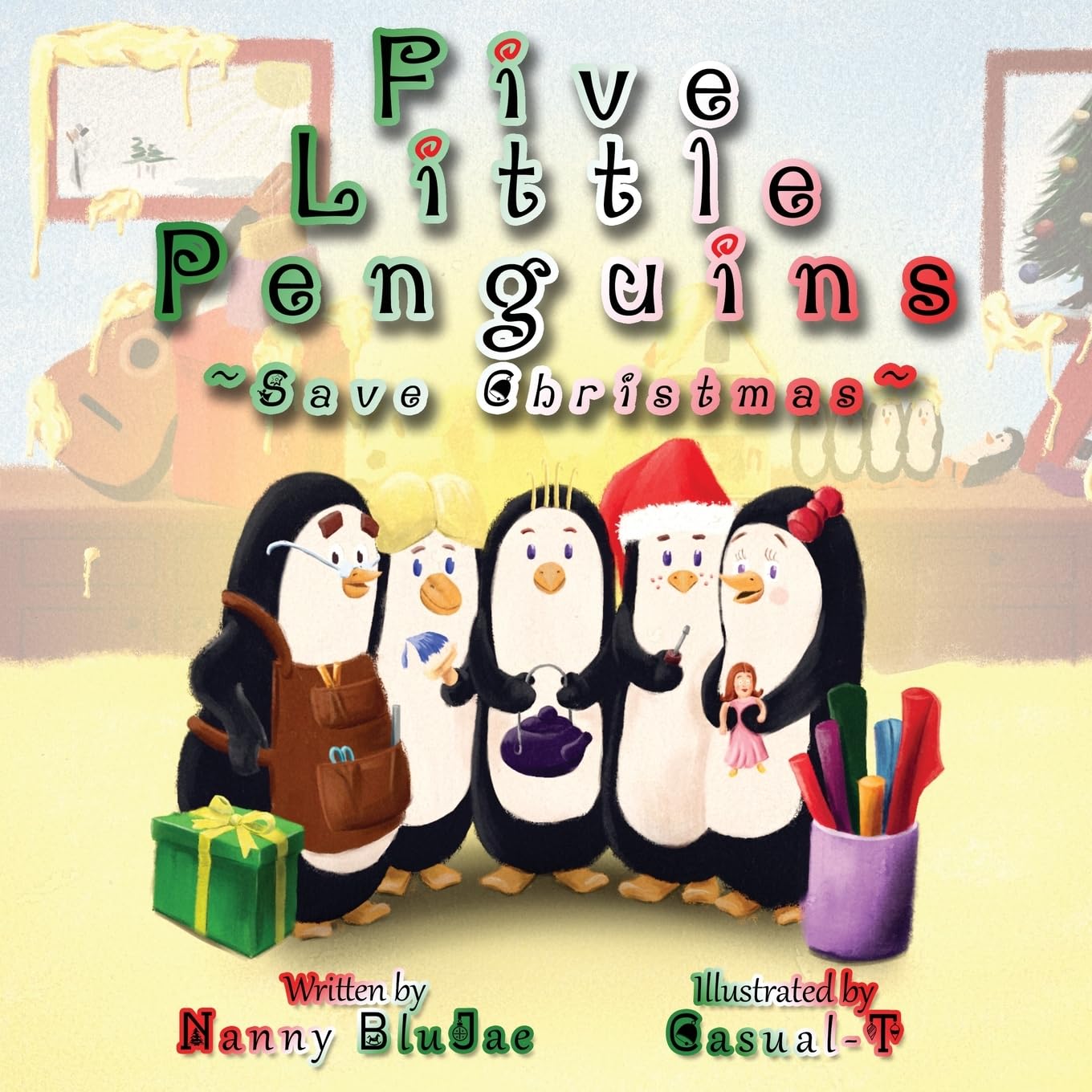 Amazon.com: Five Little Penguins ~Save Christmas~ (The Adventures of ...
