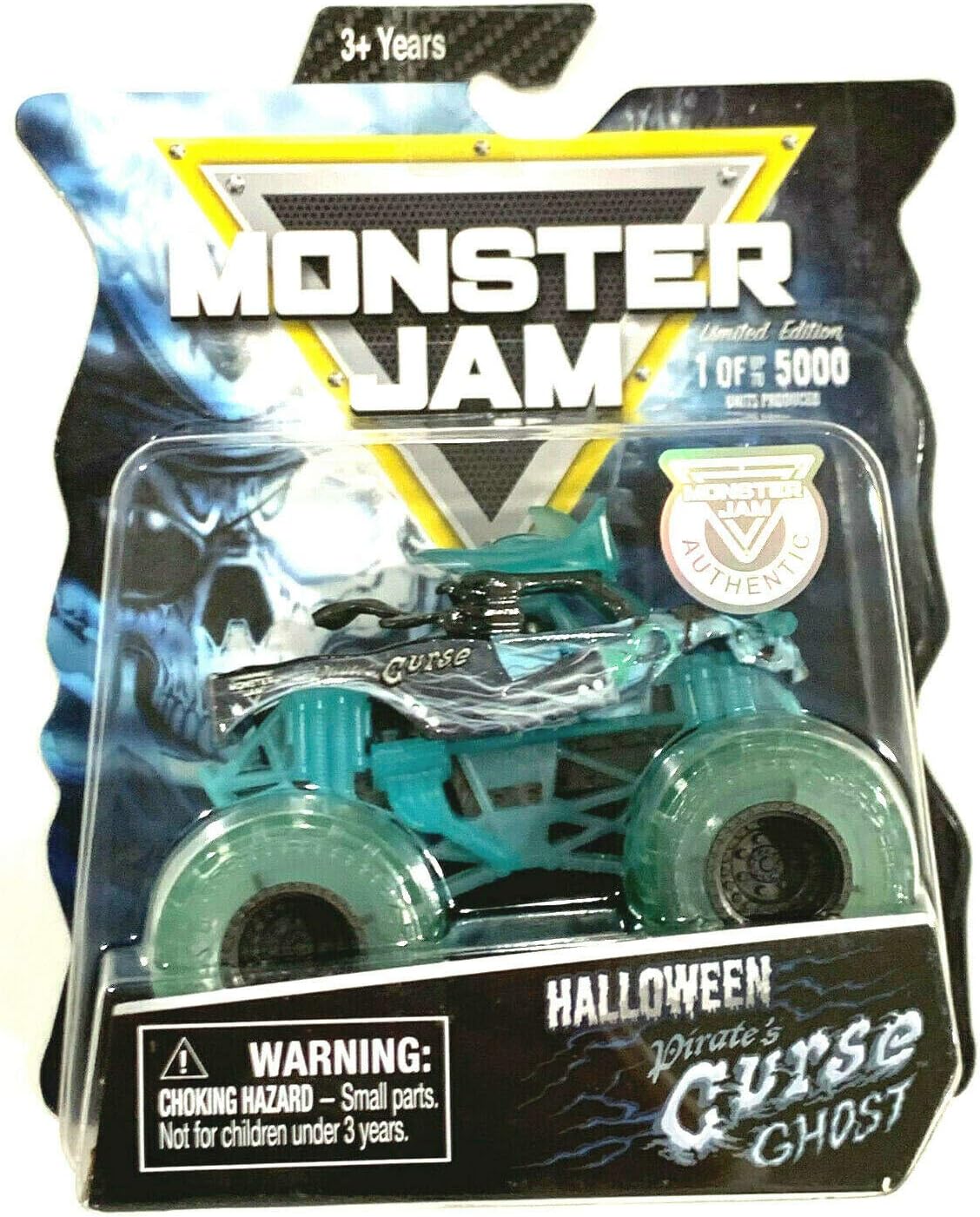 Amazon.com: Monster Jam Pirate's Curse Ghost, Halloween Limited Edition ...