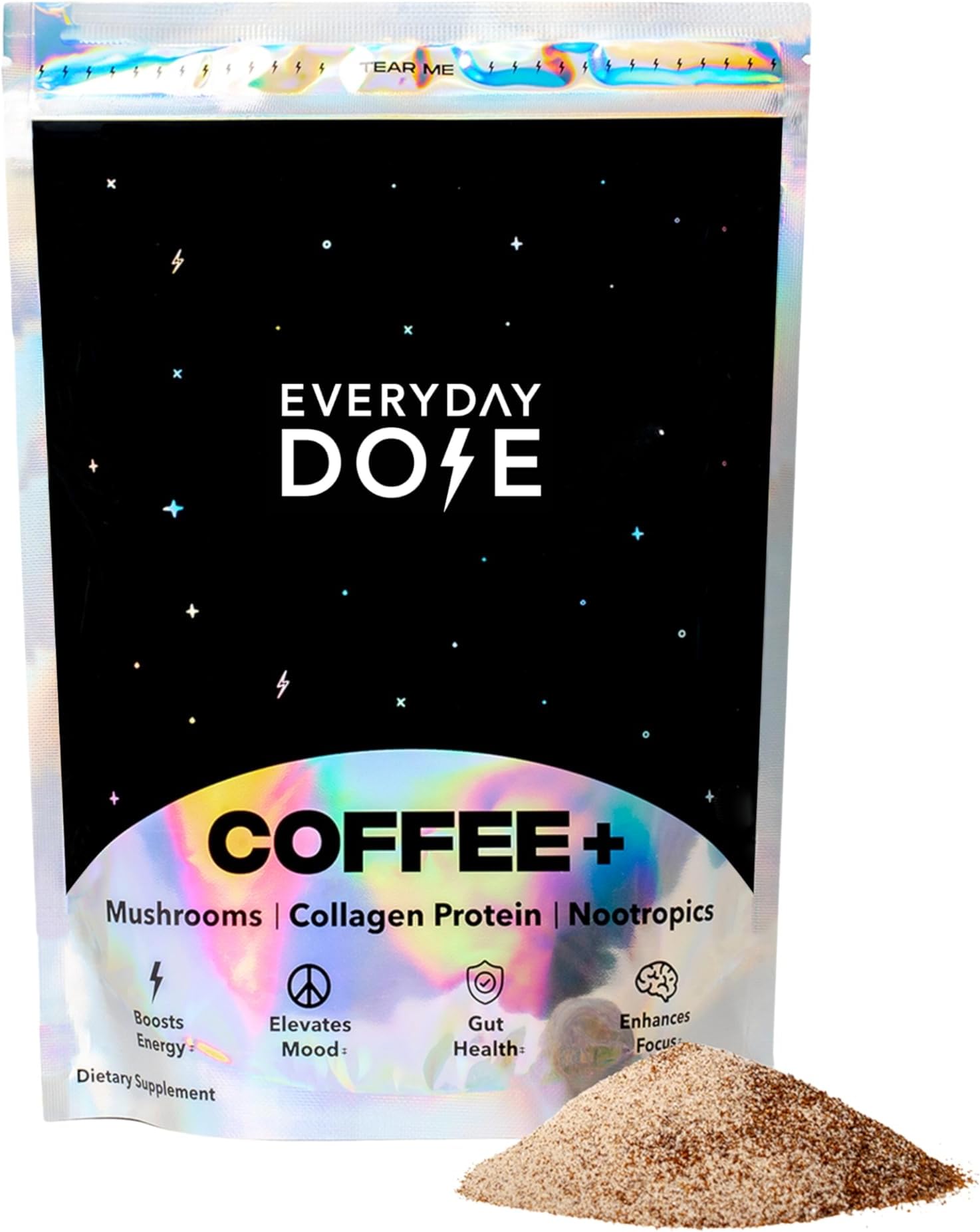 Amazon.com : Greenive 7 Mushroom Coffee Instant Black 125 Servings ...