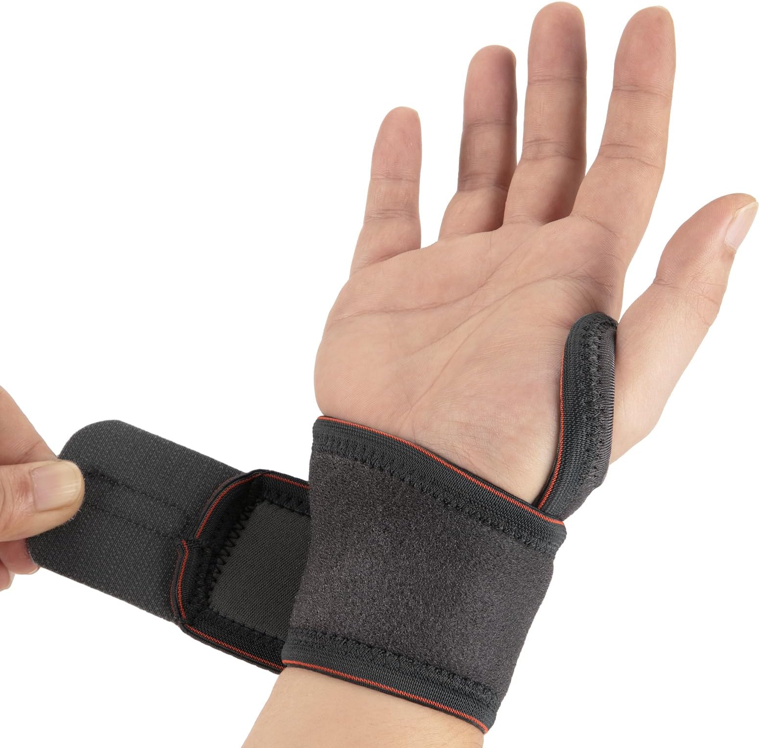 WristWidget® (Black) Adjustable Wrist Brace for TFCC Tears, One Size ...
