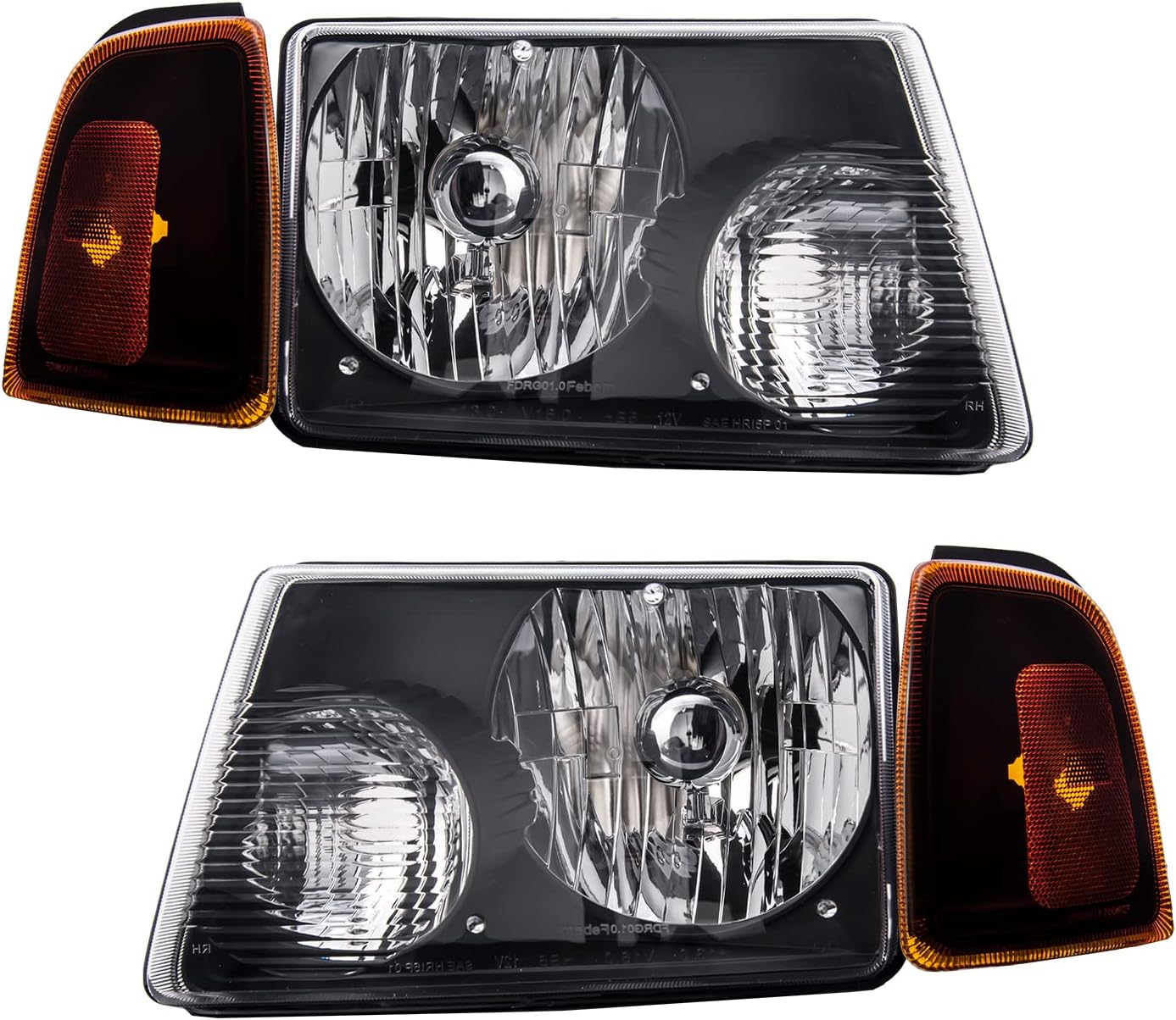 Amazon.com: AUTOSITY Headlights Assembly Compatible with Ranger 2001 ...