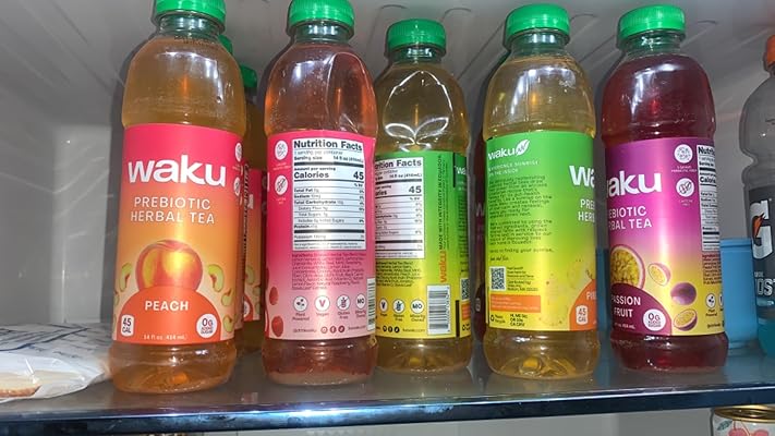 W WAKU HEALTHY TRADITION Waku Prebiotic Herbal Iced Tea Variety Pack ...