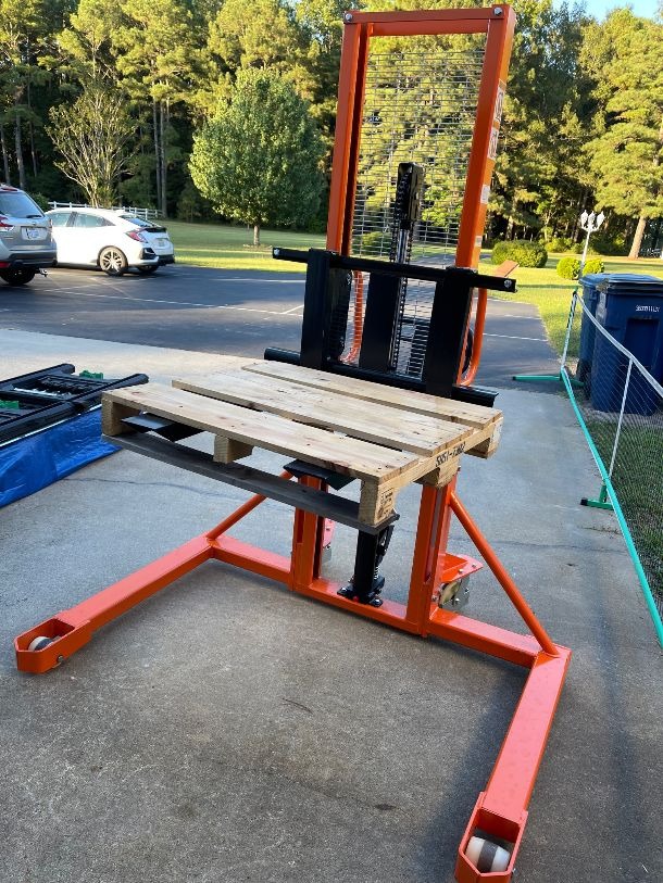 $63/mo - Finance APOLLOLIFT Manual Pallet Stacker with Straddle Legs ...