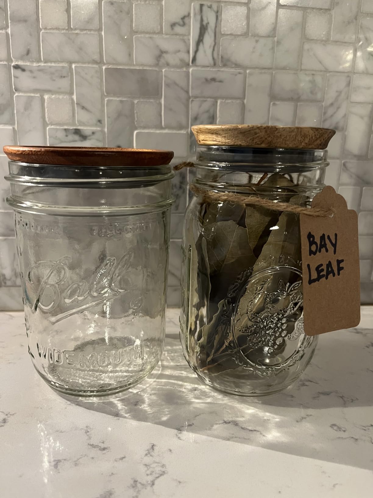 Amazon.com: 20 Pack Regular Mouth Mason Jar Wooden Storage Lids Acacia ...