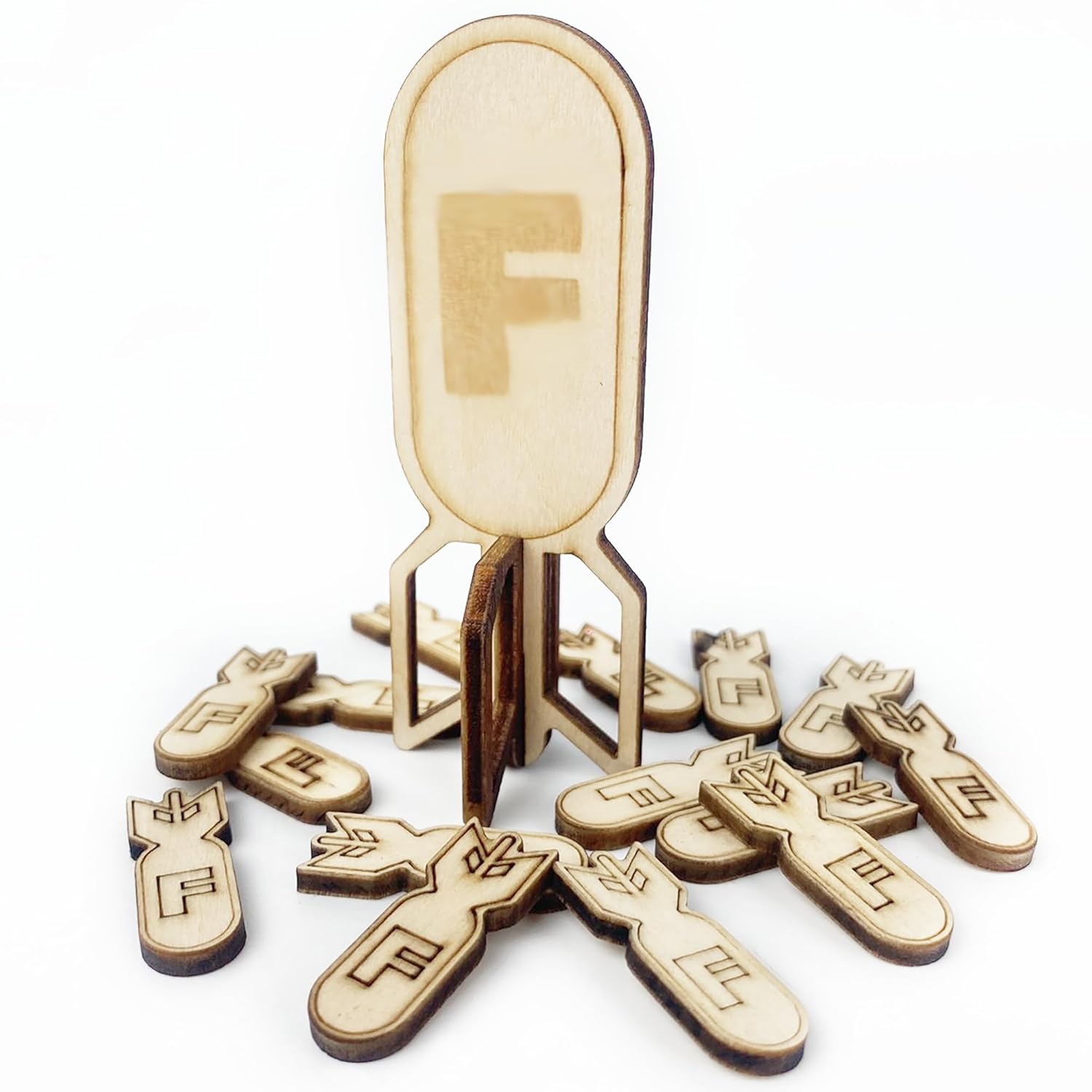 Amazon.com: Wooden Unique Army Bomb Decorations, Bomb Drop Funny Gifts ...