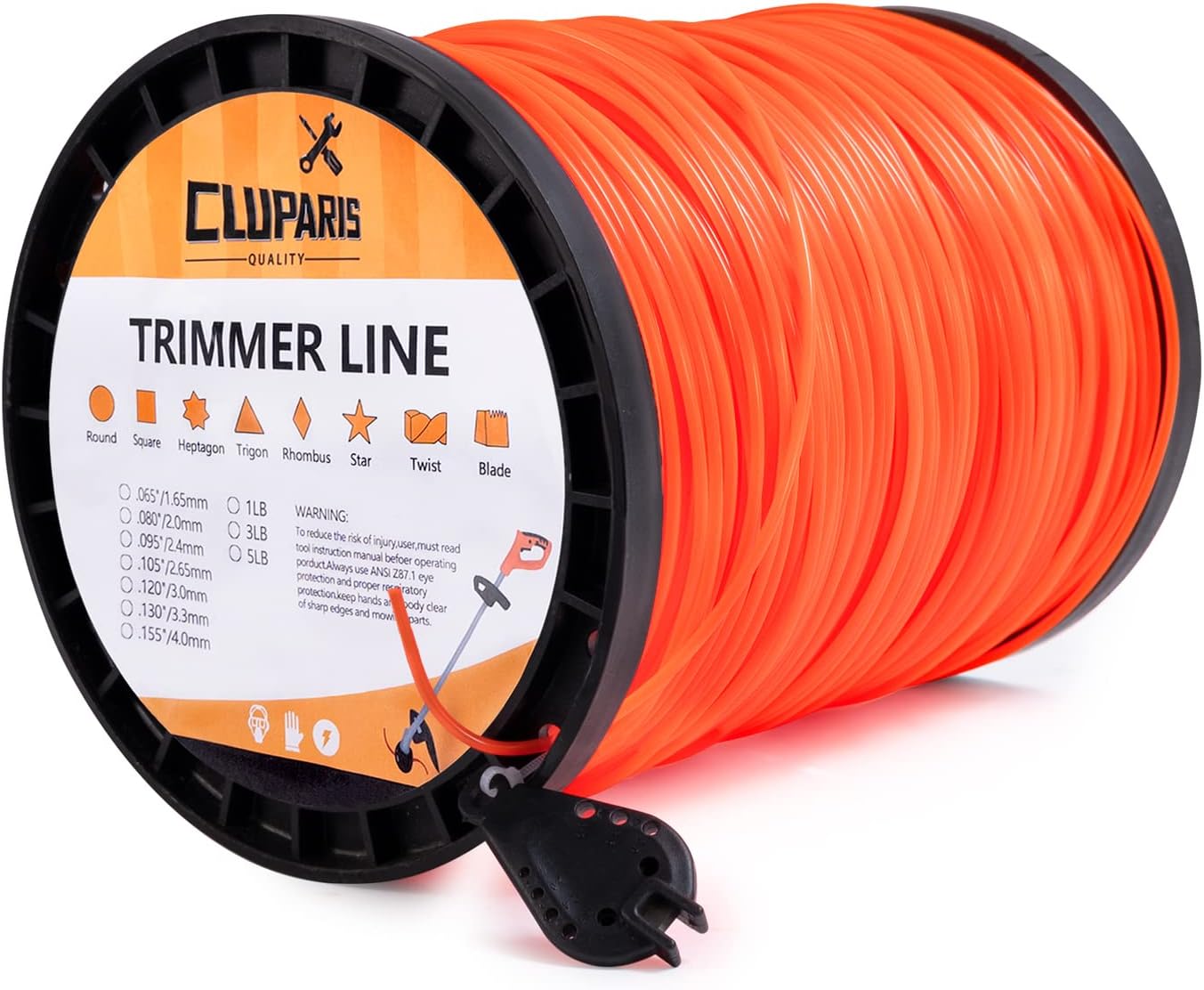 Amazon.com : KAKO 105 Trimmer Line, Square Weed Wacker String .105Inch ...