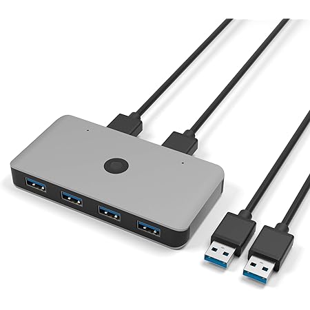Amazon.com: UGREEN USB 3.0 Switch Selector 4 Port 2 Computers ...