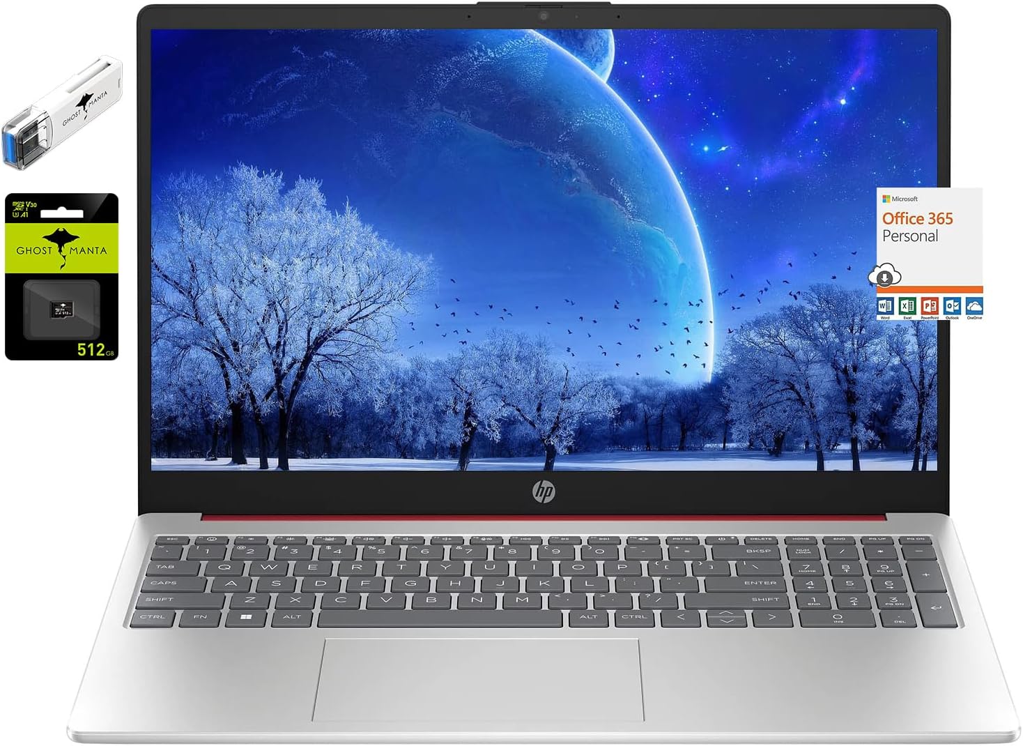 Amazon.com: HP Flagship 15.6 HD Laptop Computer, Intel Quad-Core ...