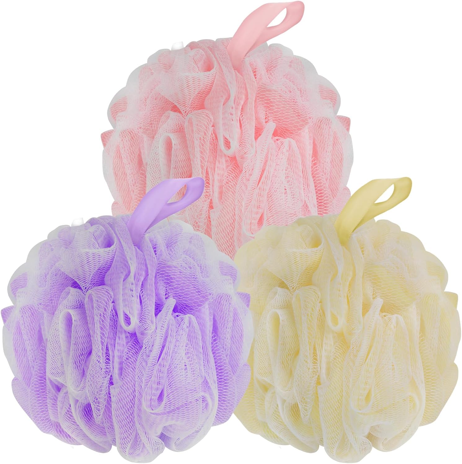 Amazon.com: FARMOGA Bath Loofah Sponge Soft Mesh Back Scrubber ...