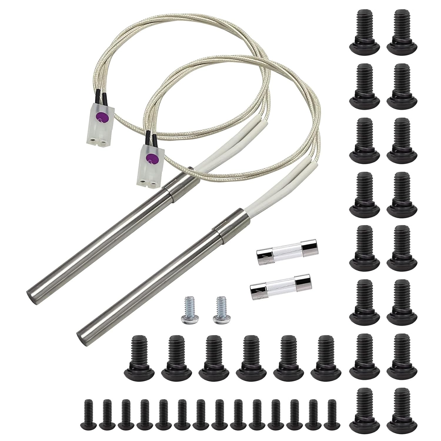 Amazon.com: YAOAWE 2 Pack Hot Rod Igniter and Replacement Screw Kit ...