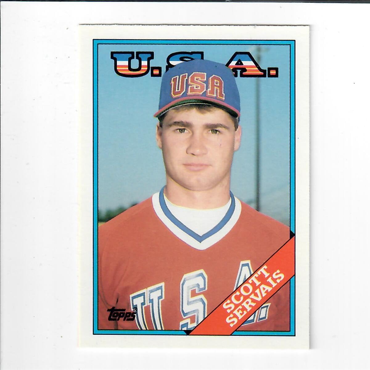 1988 Topps USA Baseball #106t Scott Servais Card. #69884 at Amazon's ...