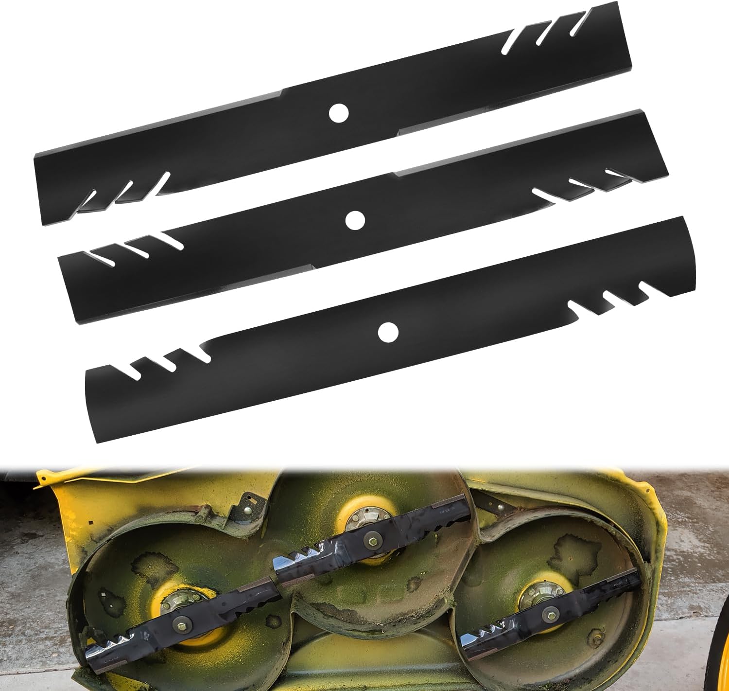Amazon.com : Hustler Fastrak 60" Blade & Belt Kit 606253 605510 605468 ...