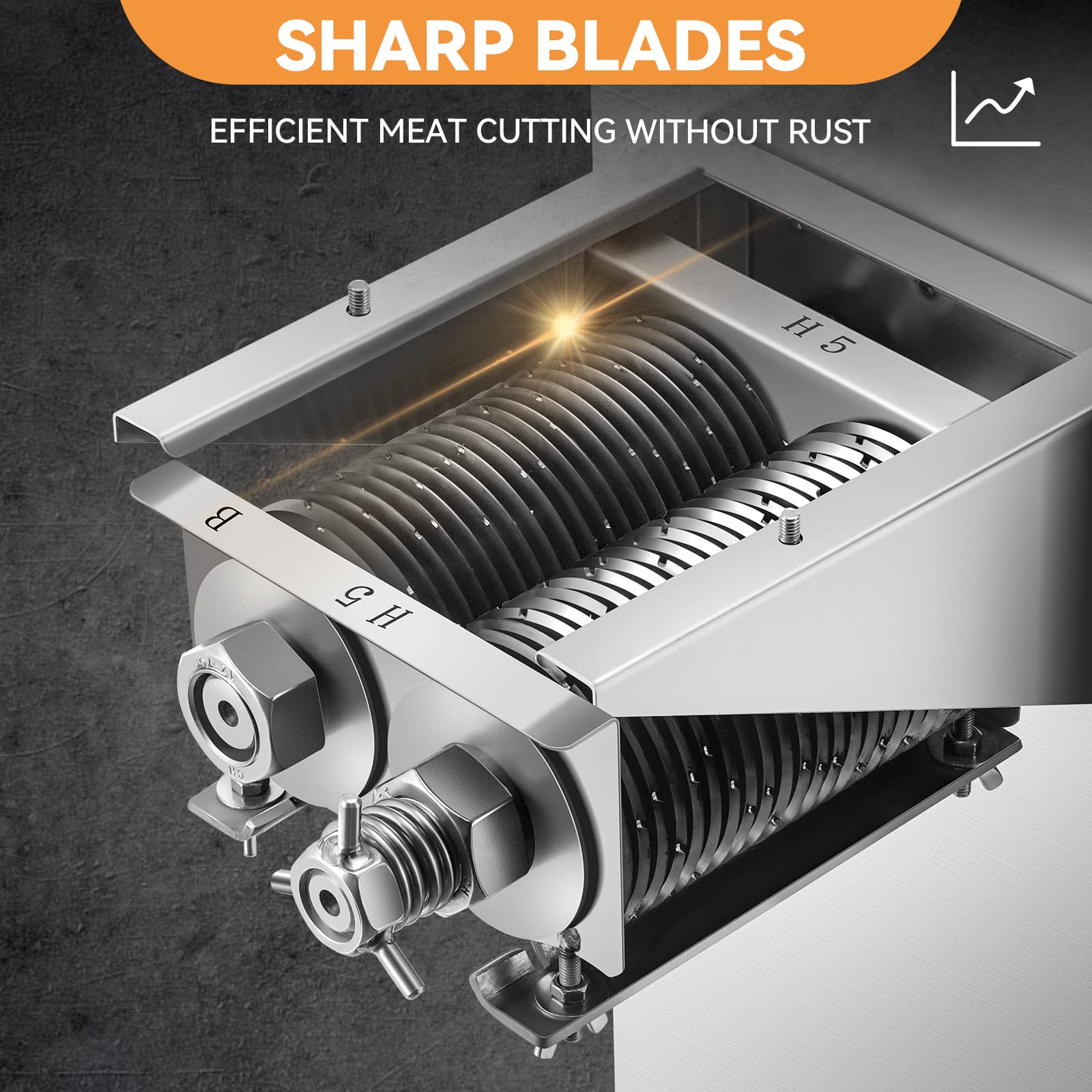 Snapklik.com : Newhai Commercial Meat Cutter Machine 550W ...