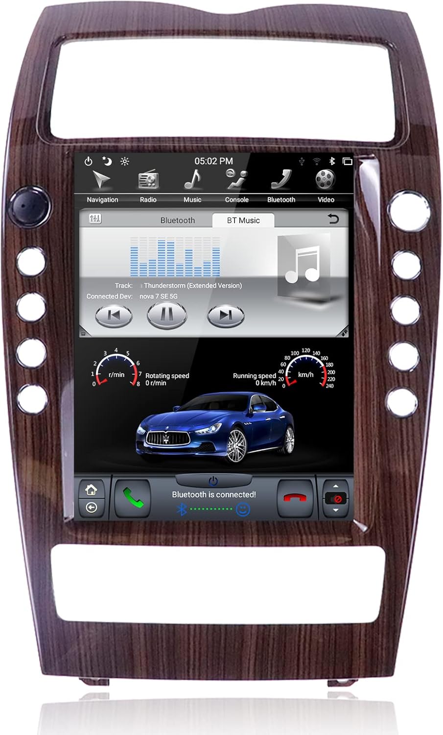Amazon.com: MOOKAKA Tesla Style 12.1 Inch Car Radio for Maserati ...