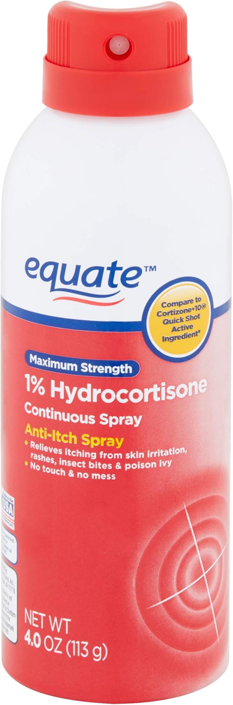 Amazon.com: CVS Instant Cooling Itch Relief Spray Hydrocortisone 1% ...