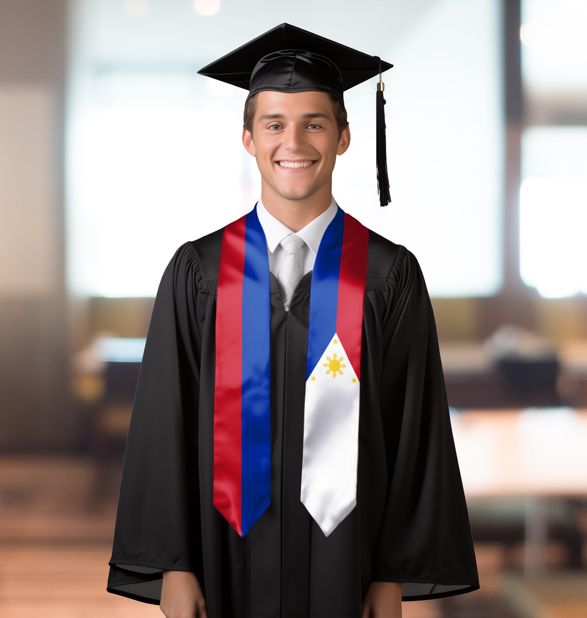 Snapklik.com : Philippines Flag Graduation Stole Sash Unisex Adult ...